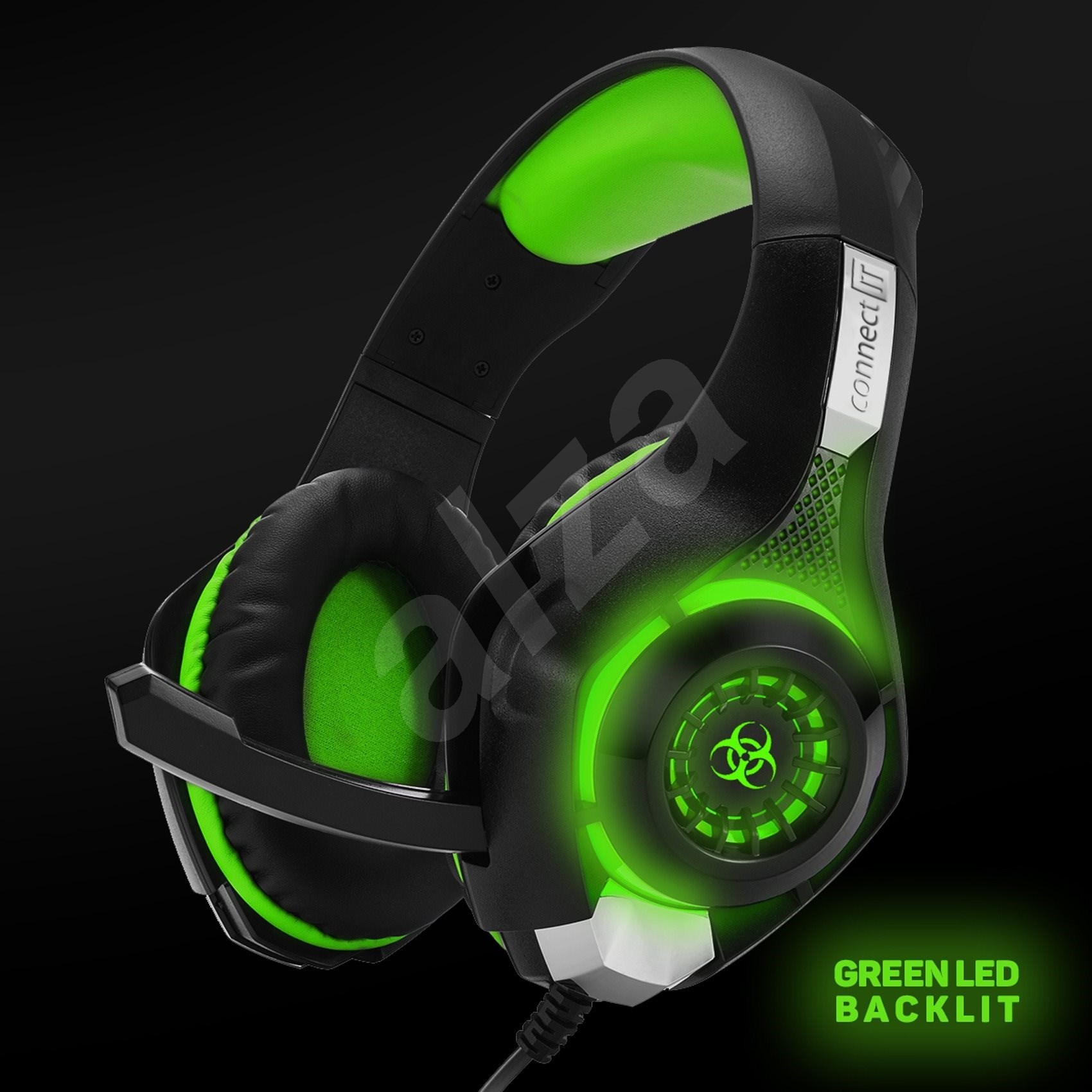 CONNECT IT CHP-4510-GR Gaming Headset BIOHAZARD zelená - Herní ...