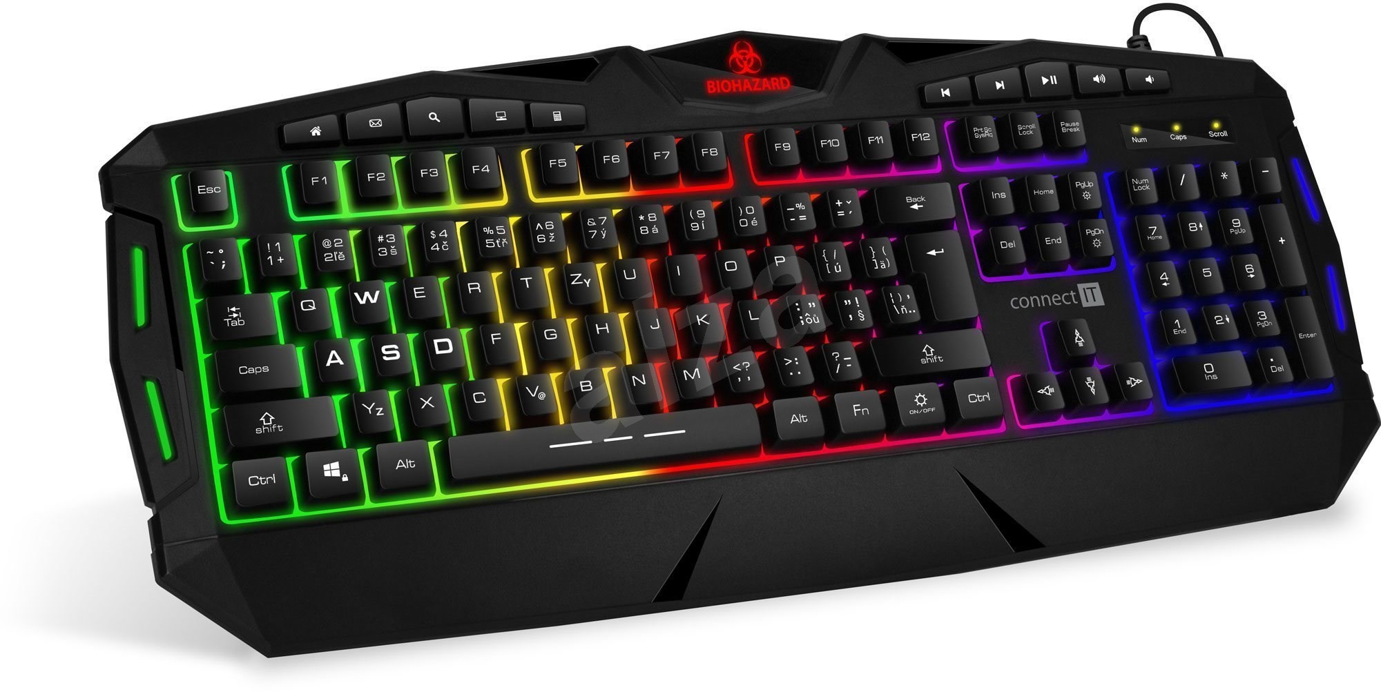 CONNECT IT BIOHAZARD Keyboard, black - CZ/SK - Herní klávesnice | Alza.cz
