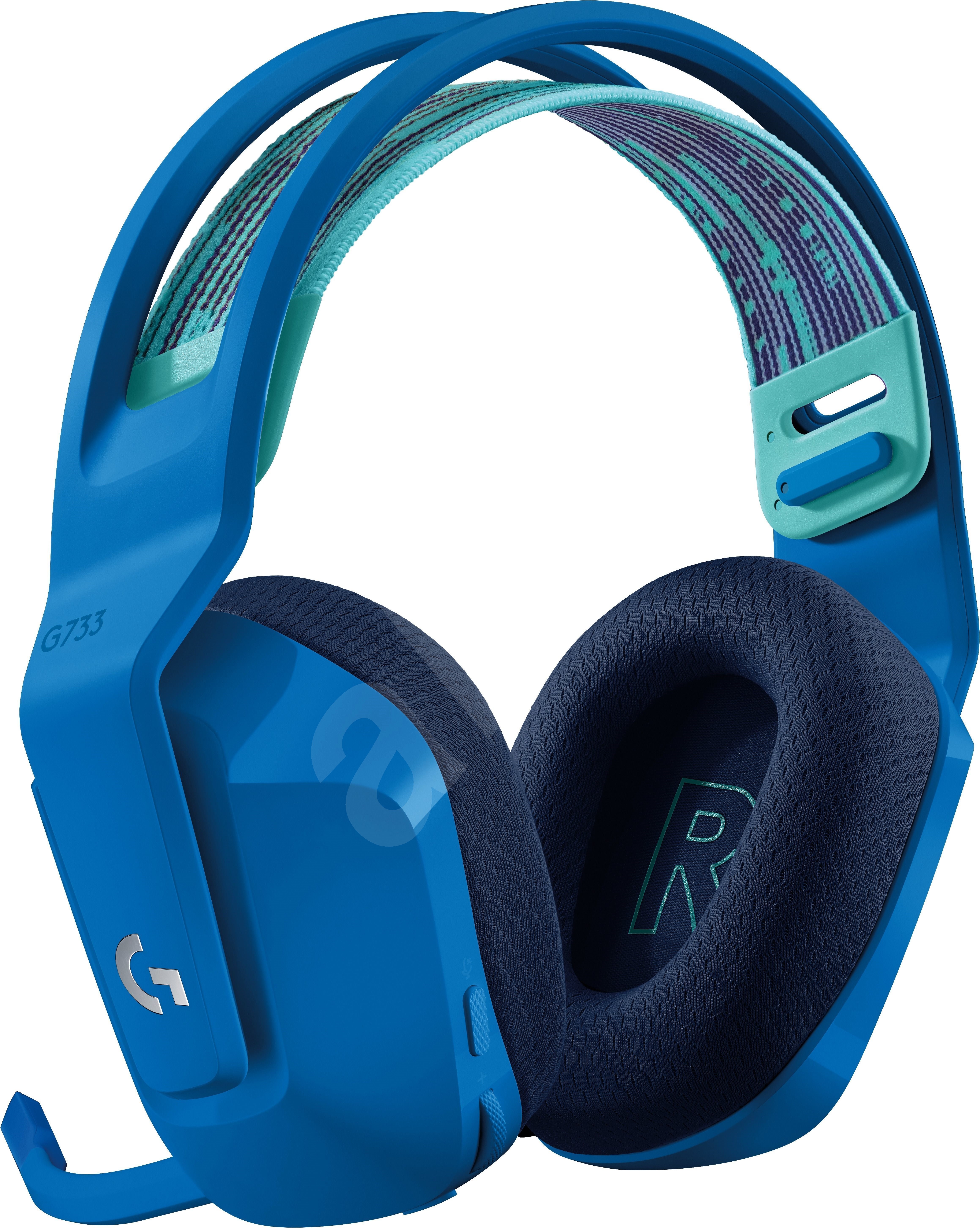 Logitech G733 LIGHTSPEED Blue - Herní sluchátka | Alza.cz