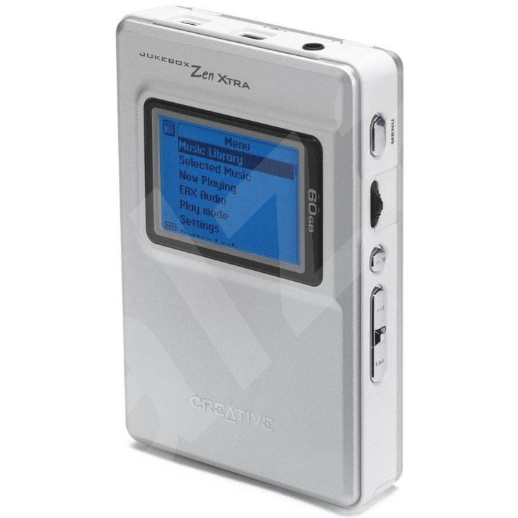 Creative DAP Jukebox ZEN Xtra, MP3/ WMA - HDD 60GB, EAX, USB 2.0 - MP3 ...