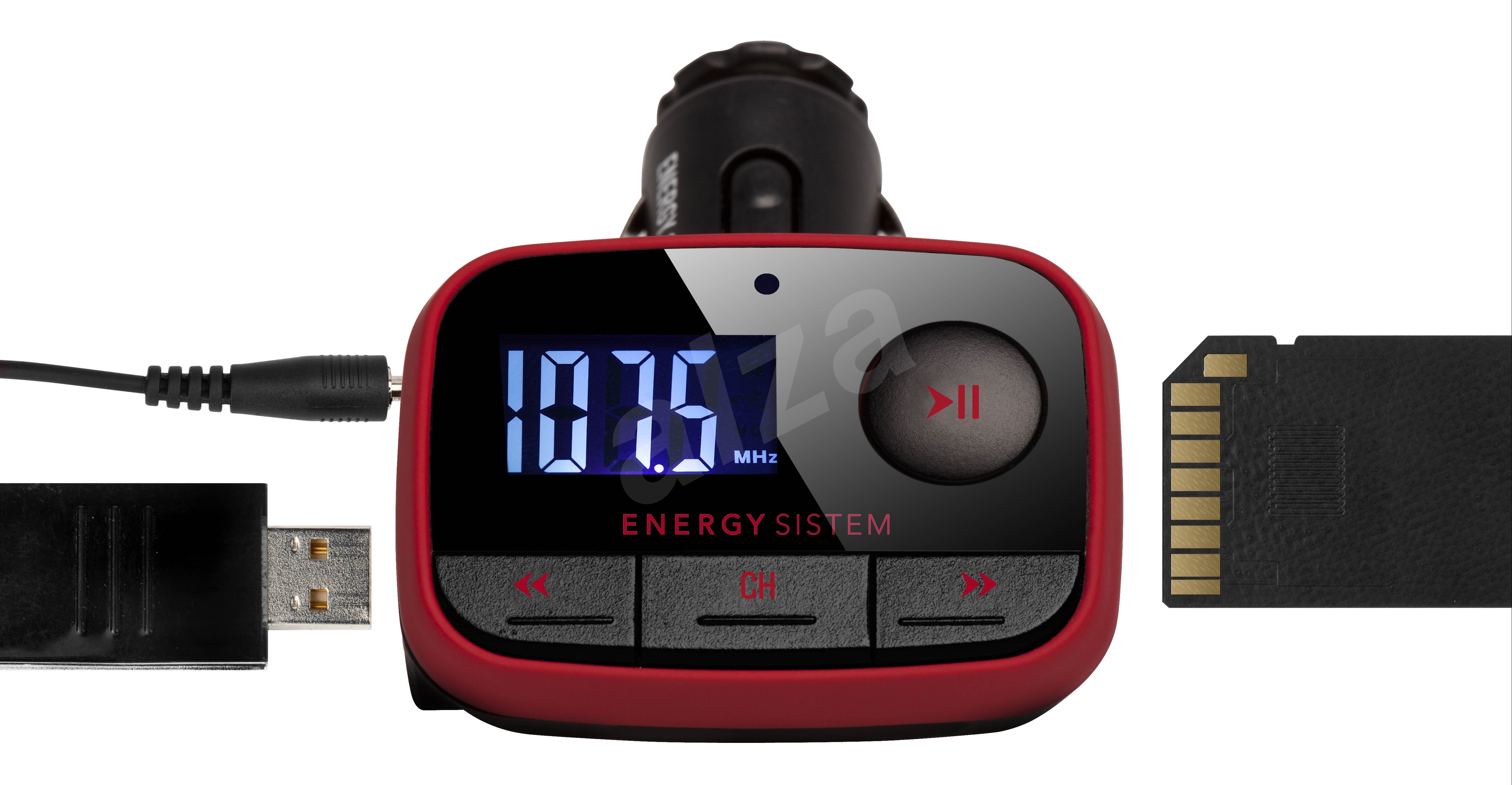 Energy Sistem Car Transmitter F2 Racing Red - FM Transmitter | Alza.cz