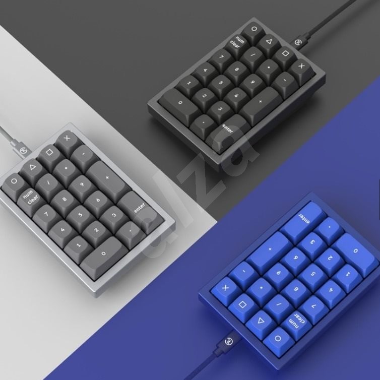 Keychron QMK Q0 Hot-Swappable Number Pad RGB Gateron G Pro Brown Switch ...