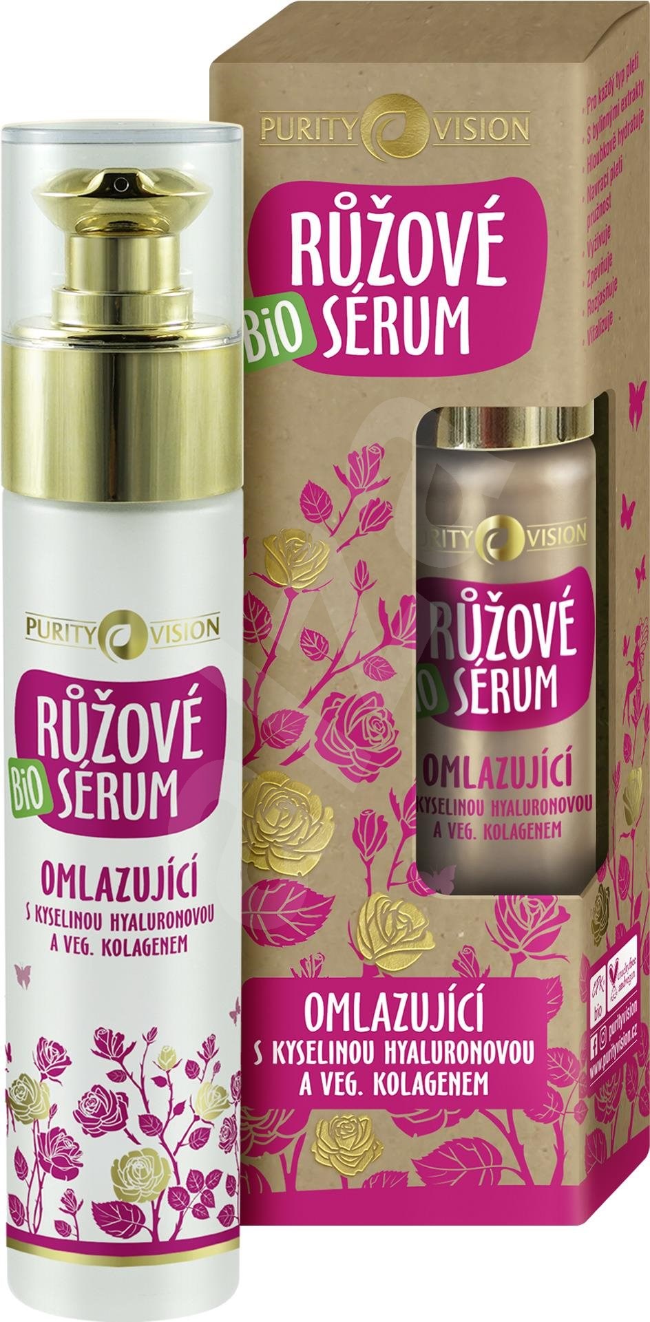 PURITY VISION Bio Růžové omlazující sérum 50 ml - Pleťové sérum | Alza.cz