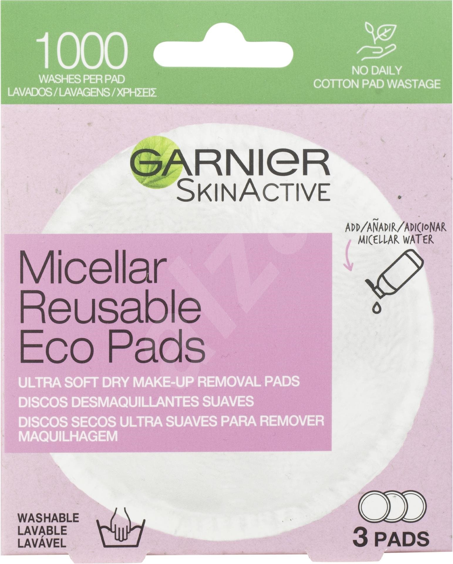 GARNIER Micellar Reusable Eco Pads 3 ks - Odličovací tampony | Alza.cz