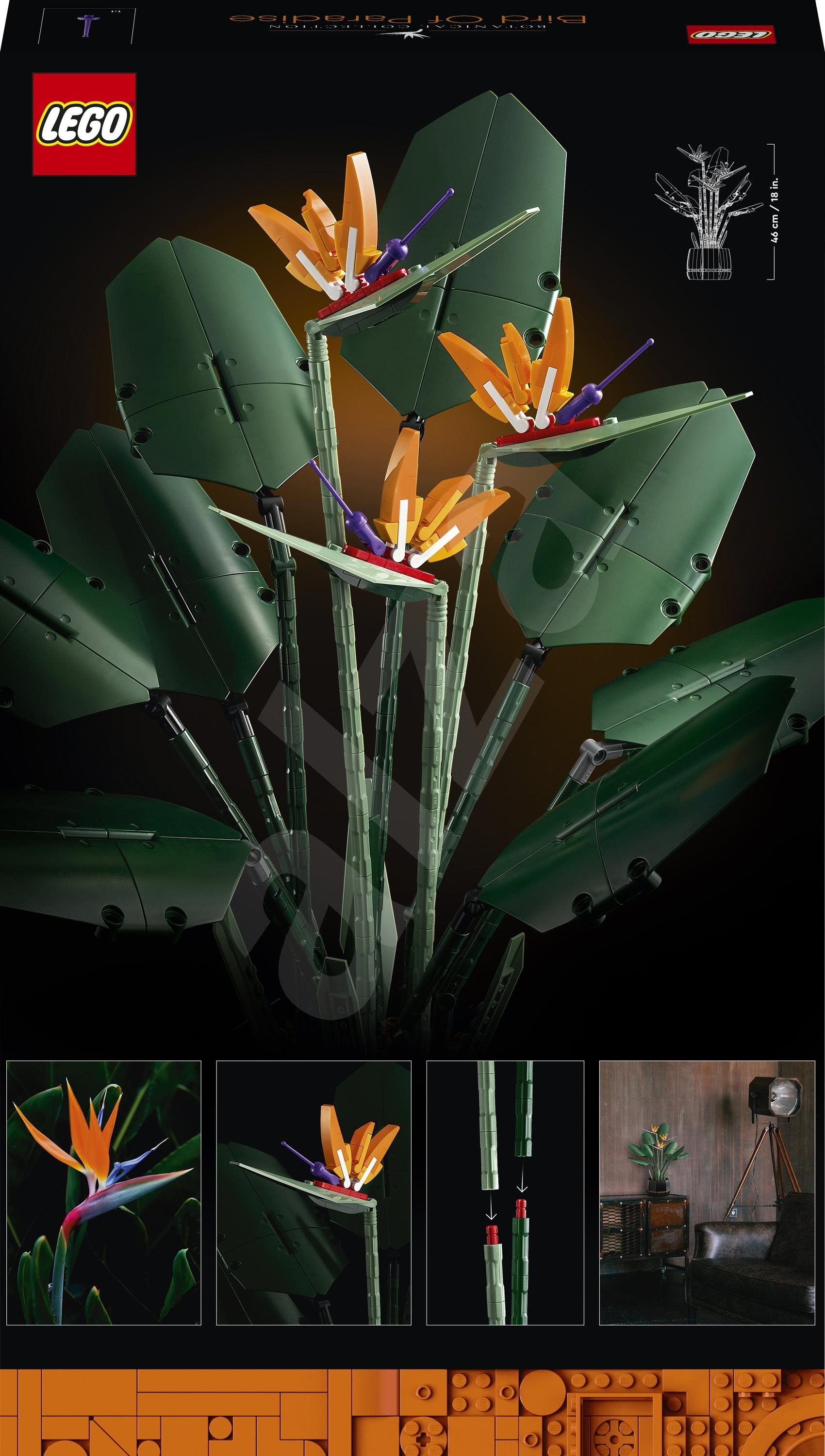 LEGO® Icons 10289 Strelície královská - LEGO stavebnice | Alza.cz