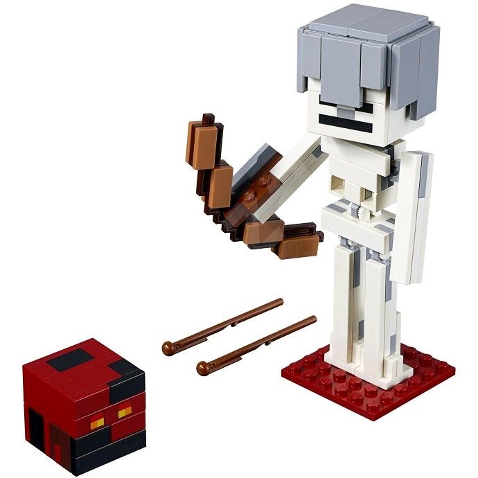 LEGO Minecraft 21150 Minecraft velká figurka: Kostlivec s pekelným ...