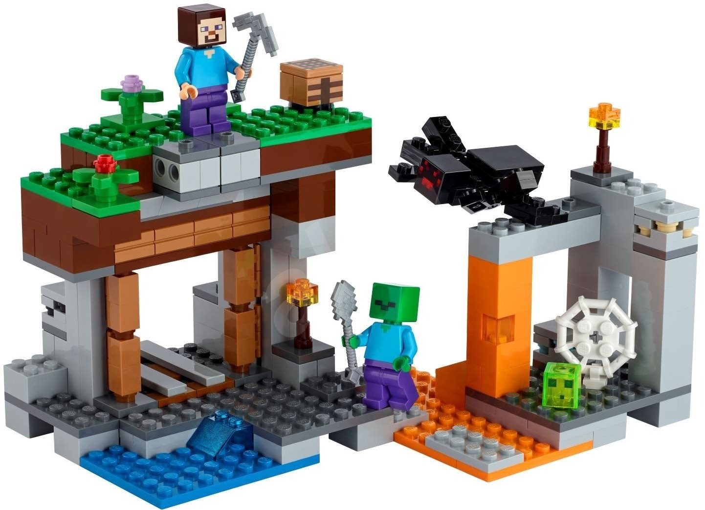 LEGO® Minecraft® 21166 „Opuštěný“ důl - LEGO stavebnice | Alza.cz
