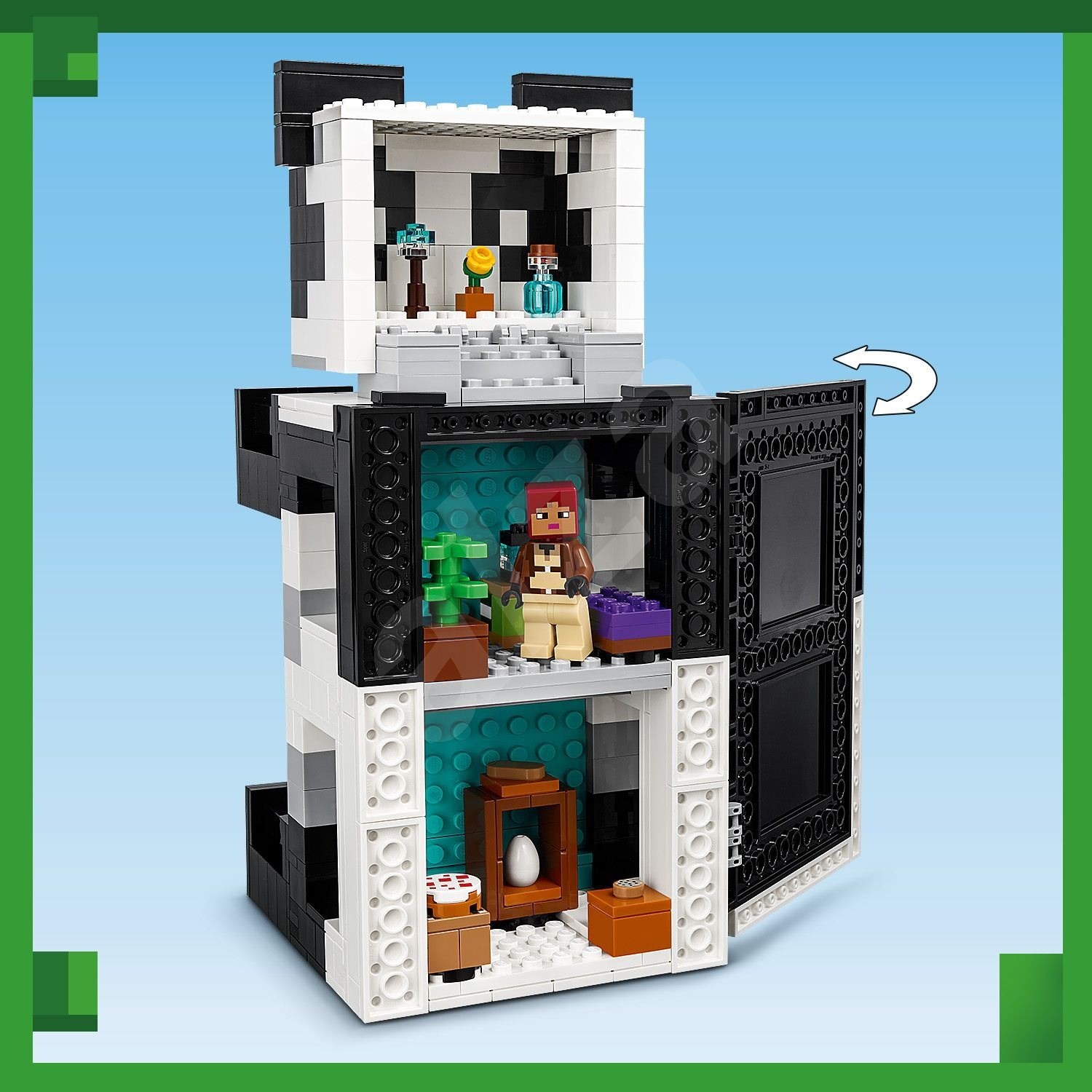 LEGO® Minecraft® 21245 Pandí útočiště - LEGO stavebnice | Alza.cz