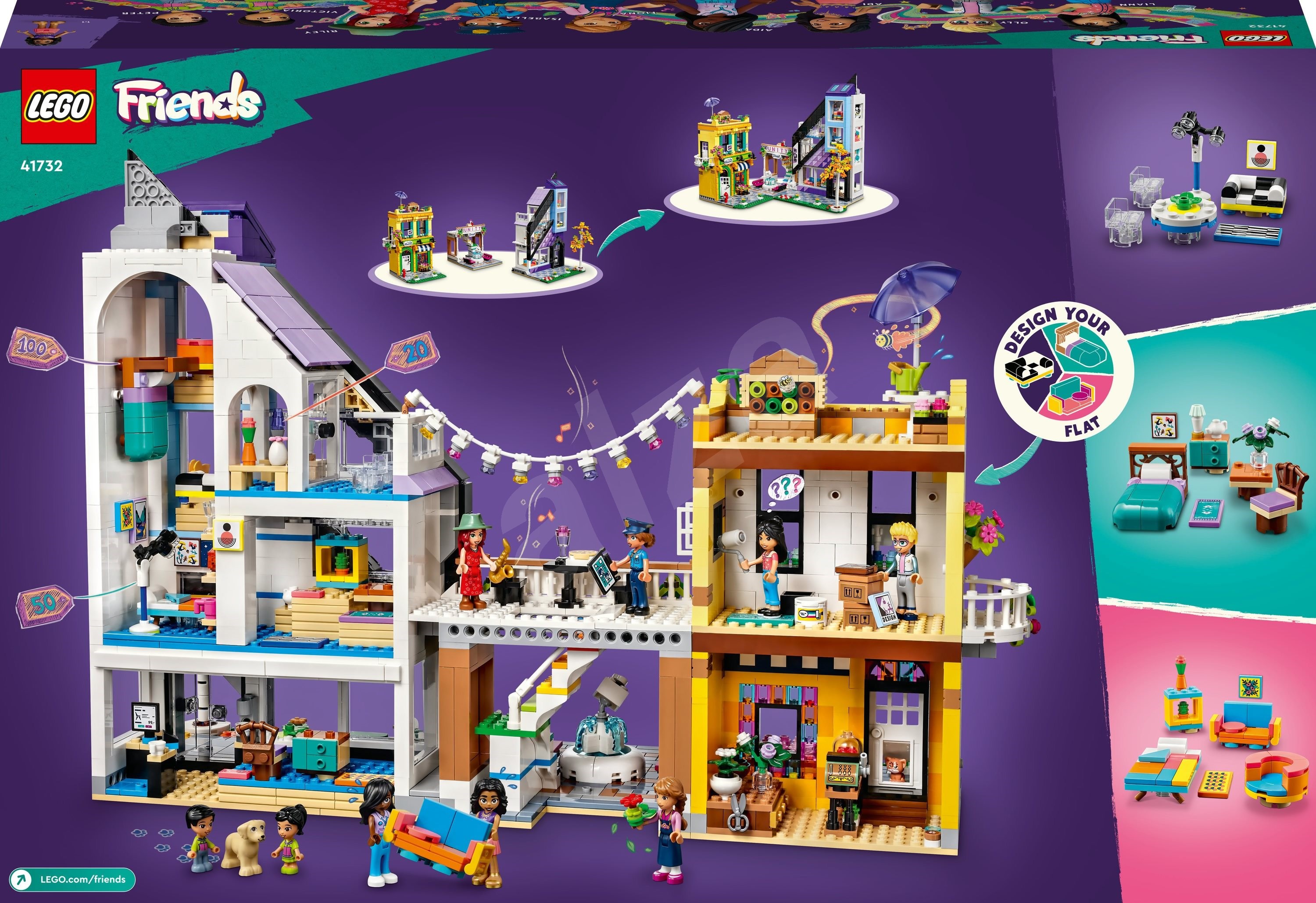 LEGO® Friends 41732 Květinářství a design studio v centru města - LEGO ...