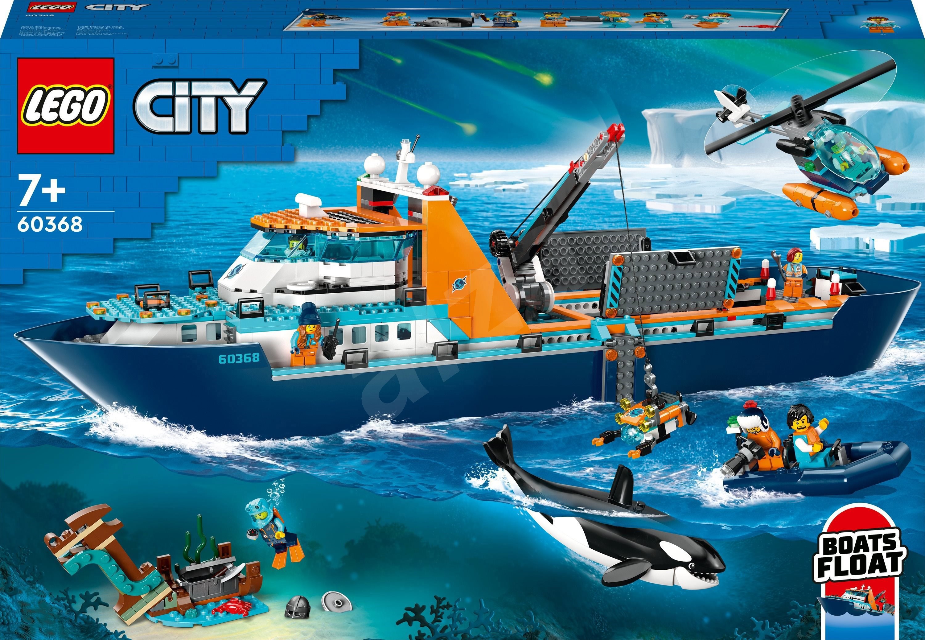 LEGO® City 60368 Arktická průzkumná loď - LEGO stavebnice | Alza.cz