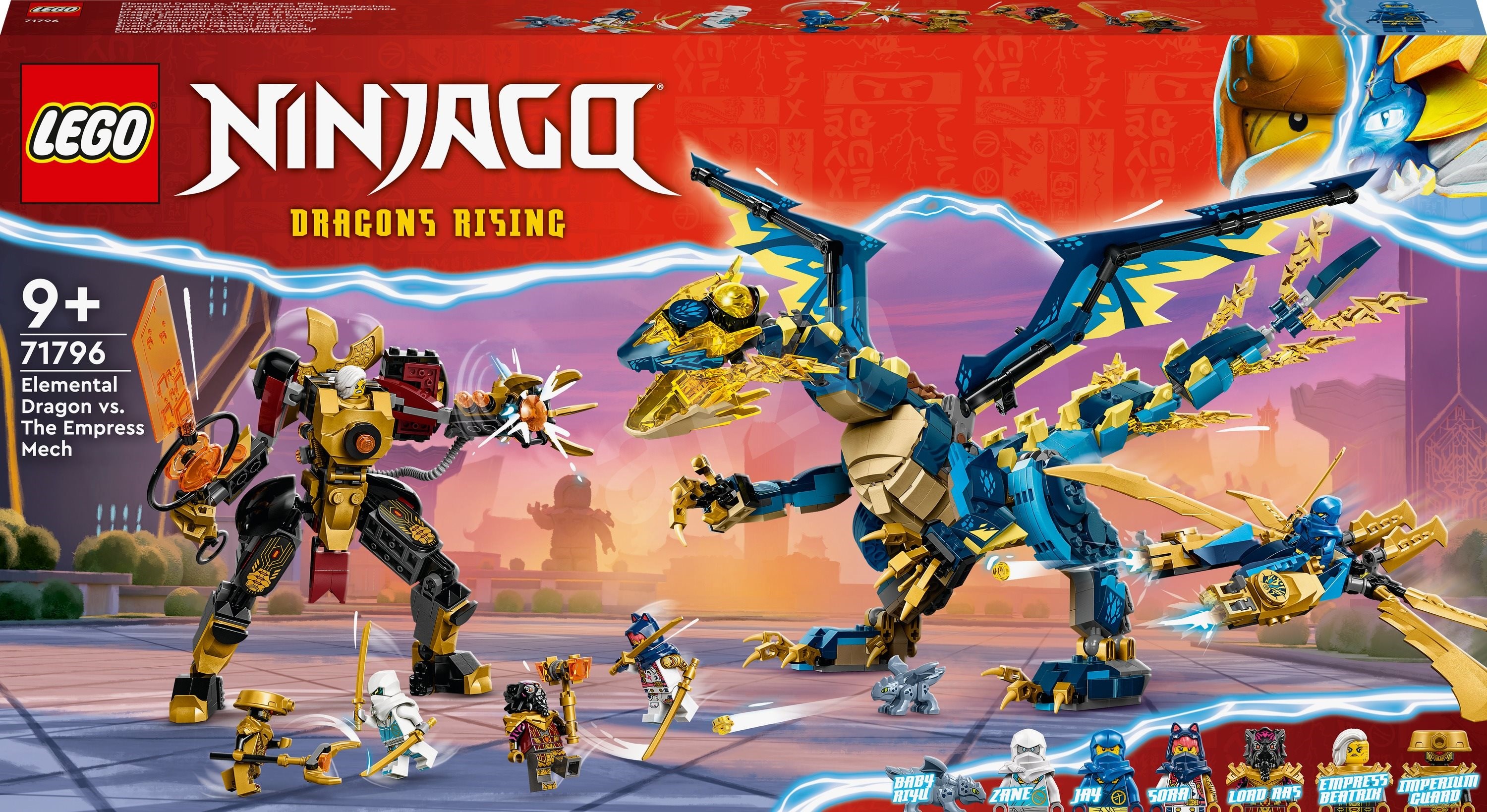 LEGO® NINJAGO® 71796 Živelný drak proti robotovi císařovny - LEGO ...