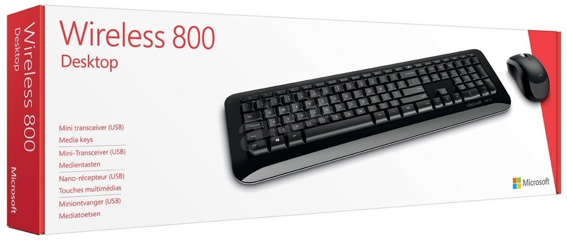 Microsoft Wireless Desktop 800 USB - Set klávesnice a myši | Alza.cz