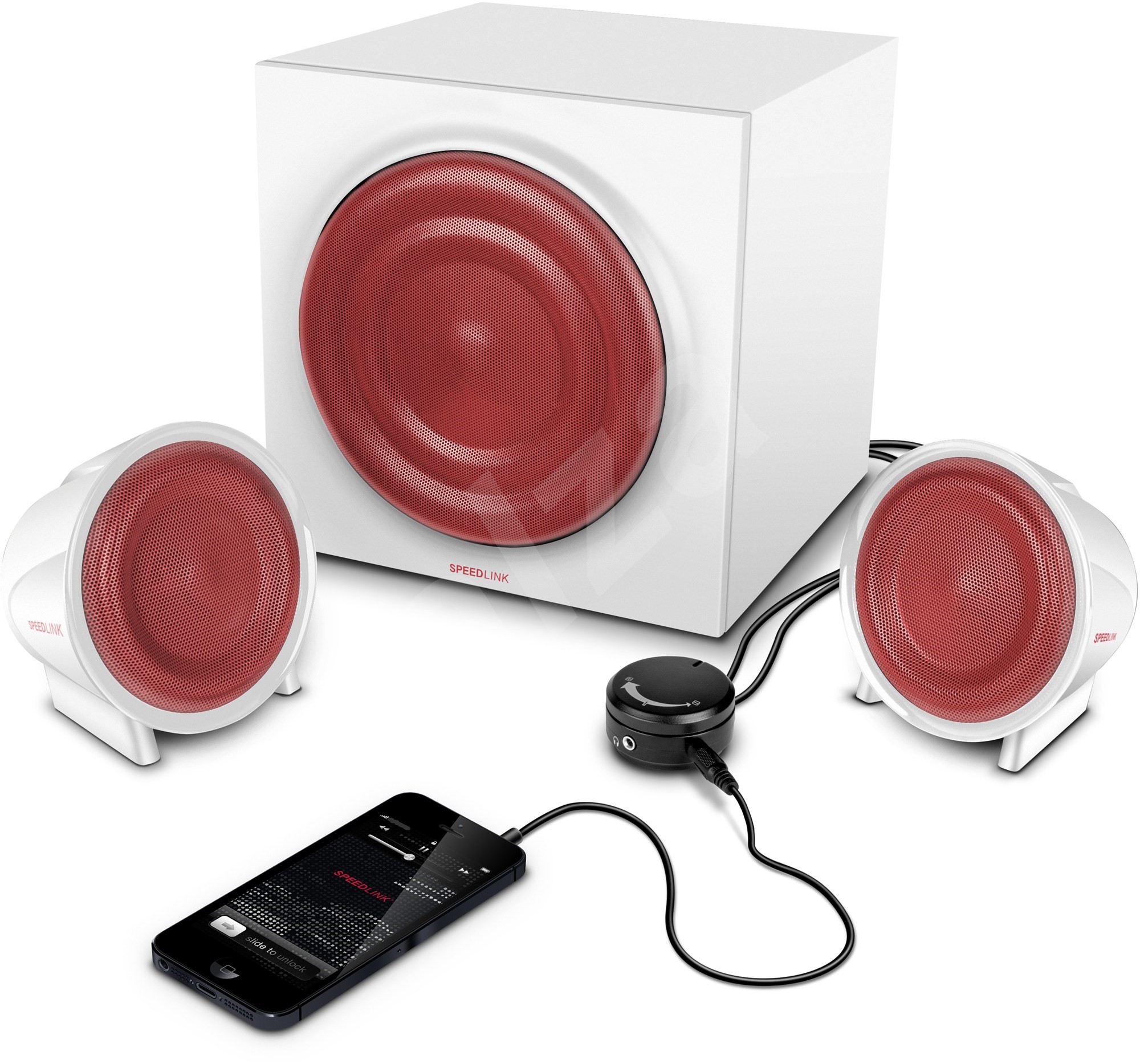 SPEED LINK Methron 2.1 Subwoofer System (White) - Reproduktory | Alza.cz