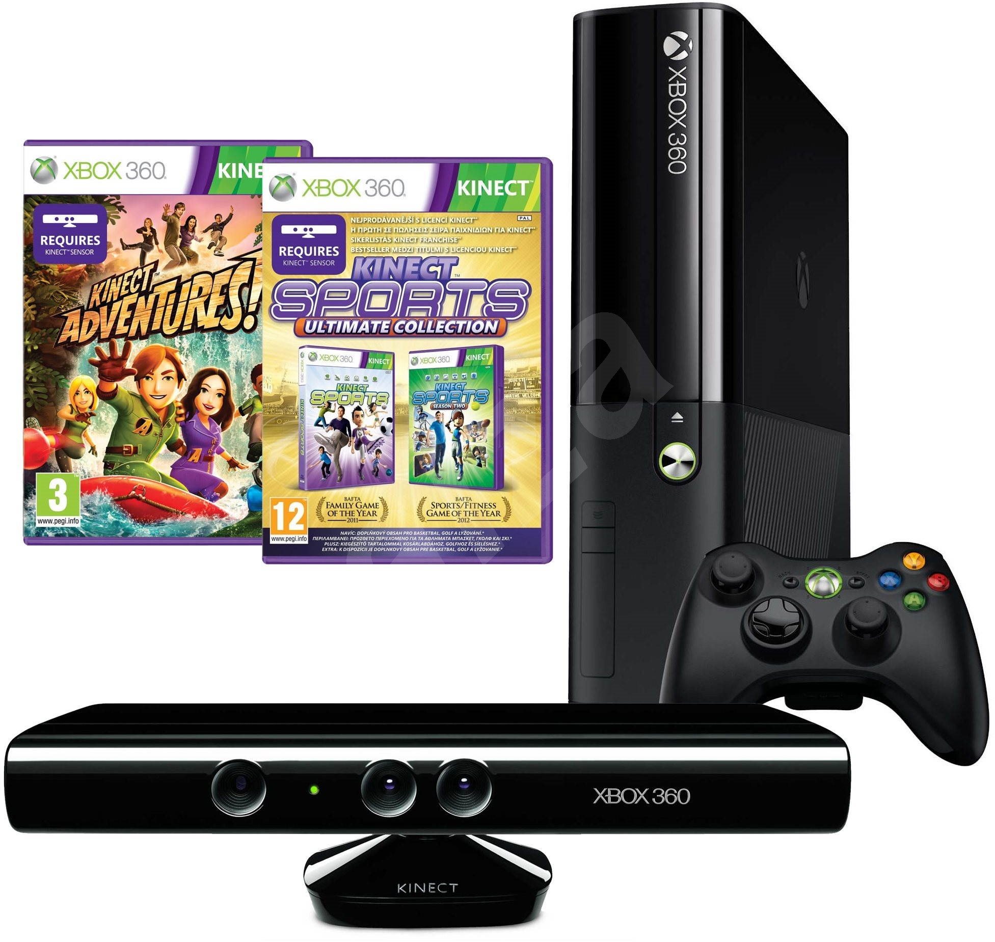 Microsoft Xbox 360 4GB Kinect Bundle + Kinect Sports Ultimate /Kinect ...