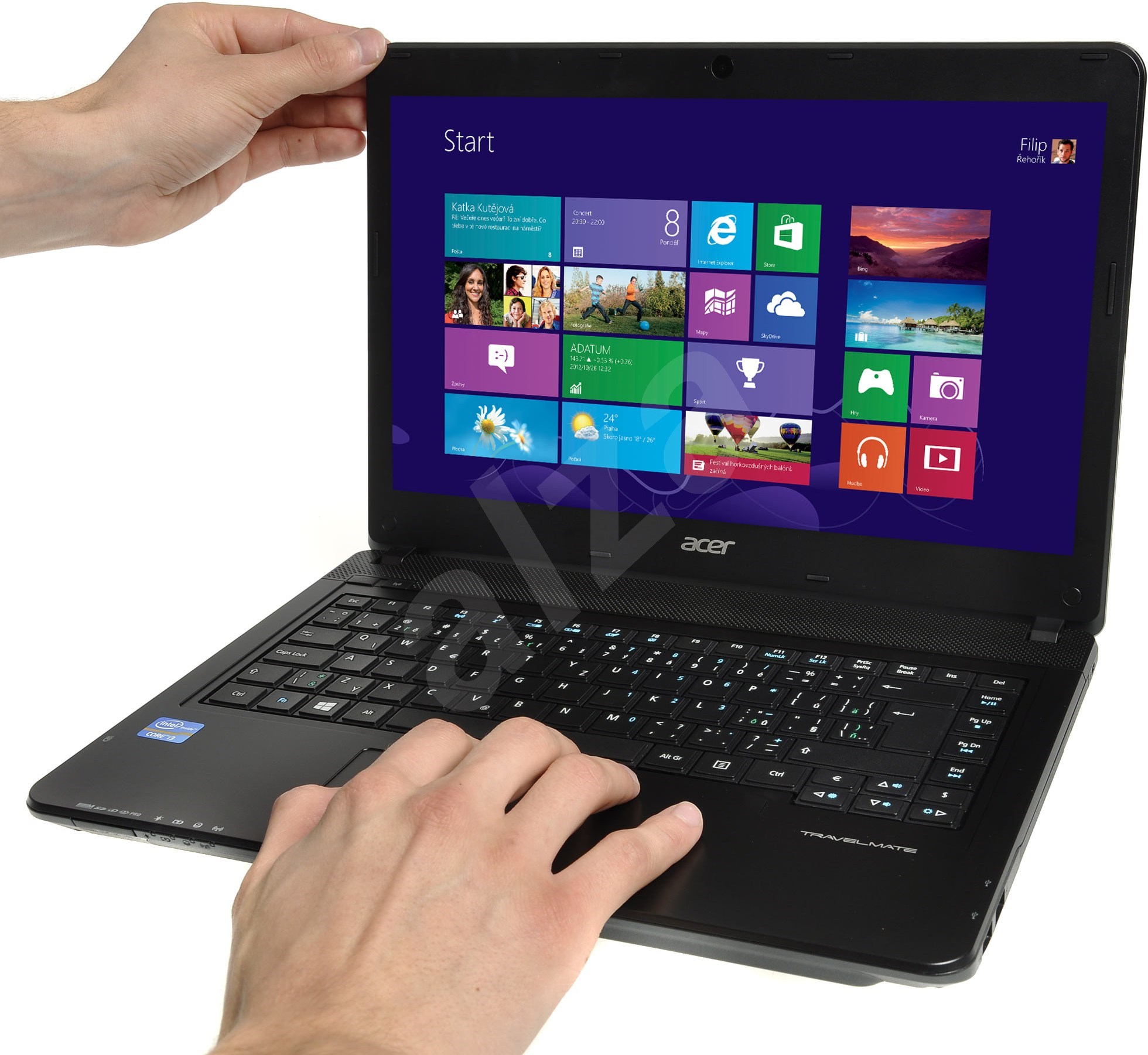Acer TravelMate P243-M Black - Notebook | Alza.cz