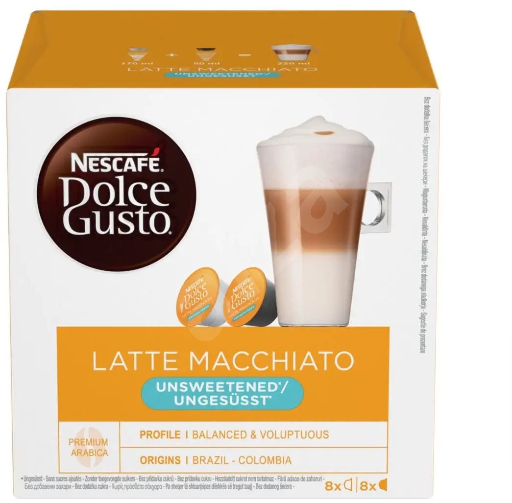 NESCAFÉ Dolce Gusto Latte Macchiato Unsweetened 3 balení - Kávové ...