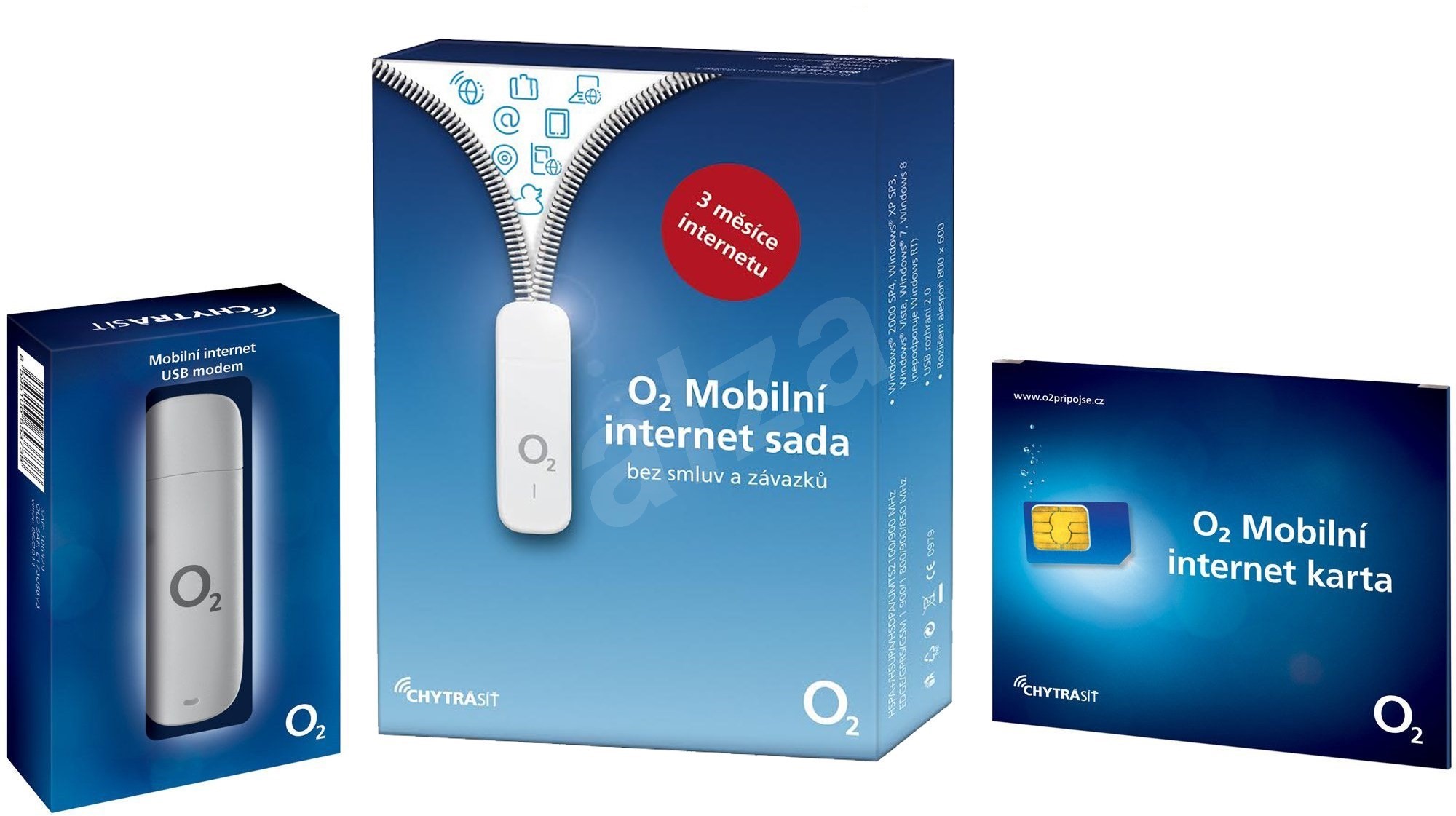 O2 Mobilní internet sada 3 měsíce internetu v ceně, 4,5 GB (1,5 GB ...