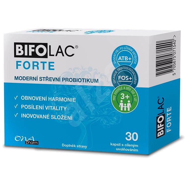 Bifolac Forte 30 kapslí - Probiotika | Alza.cz