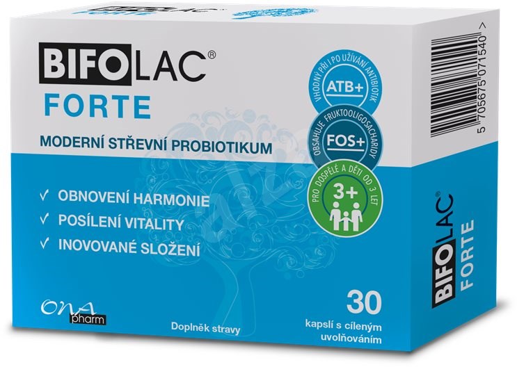 Bifolac Forte 30 kapslí - Probiotika | Alza.cz