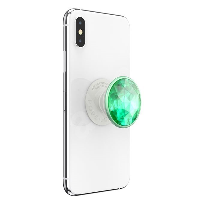 PopSockets PopGrip Gen.2, Disco Crystal Mint, 3D disco koule mátová ...