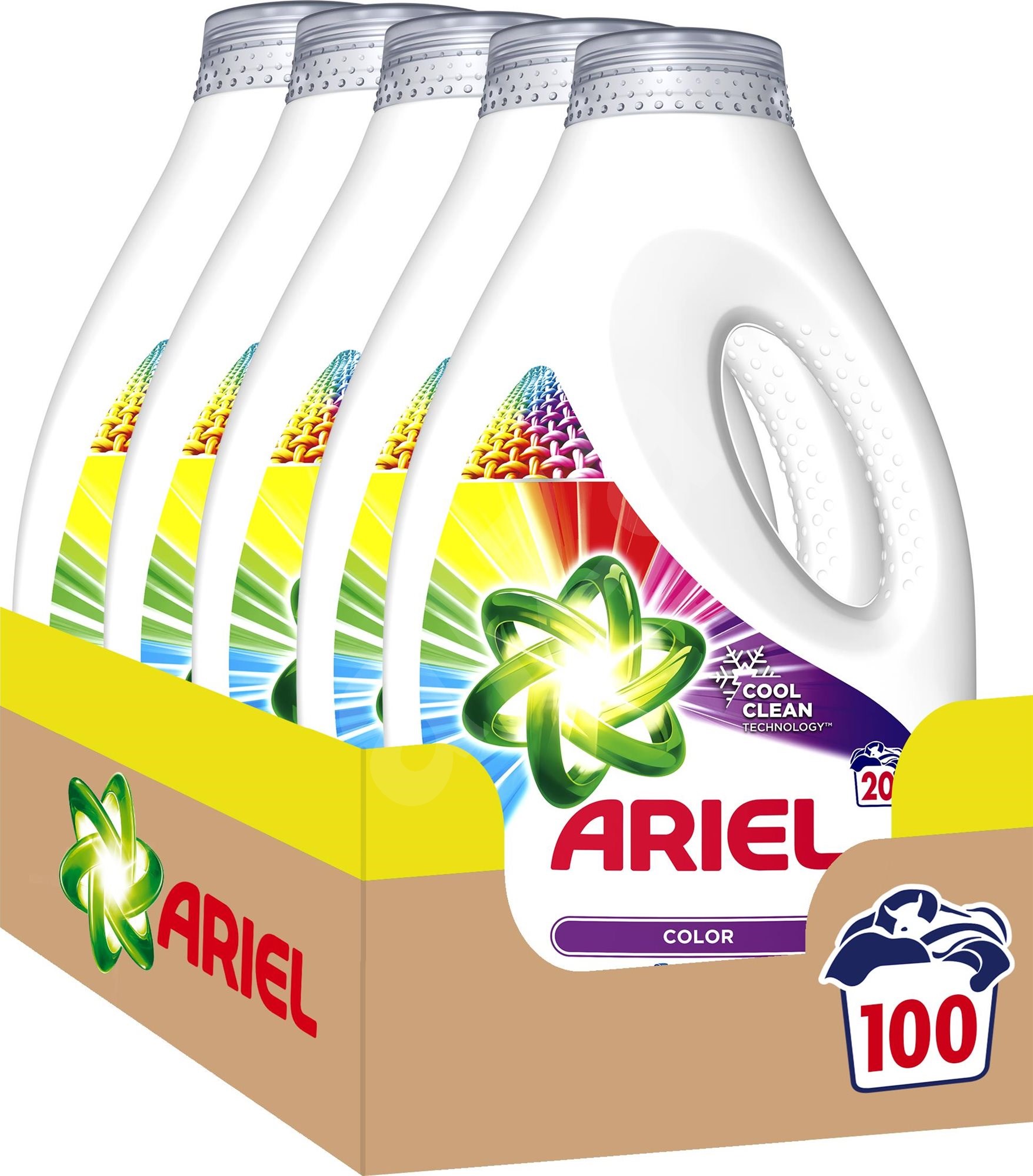 ARIEL Gel Colors 5× 1,1 l (100 praní) - Prací gel | Alza.cz