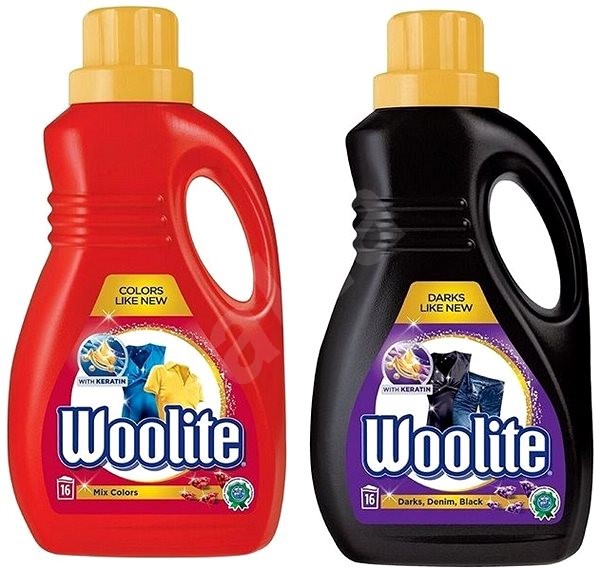 WOOLITE Mix Colors 1 l (16 praní) + WOOLITE Dark, Black & Denim 1 l (16 ...