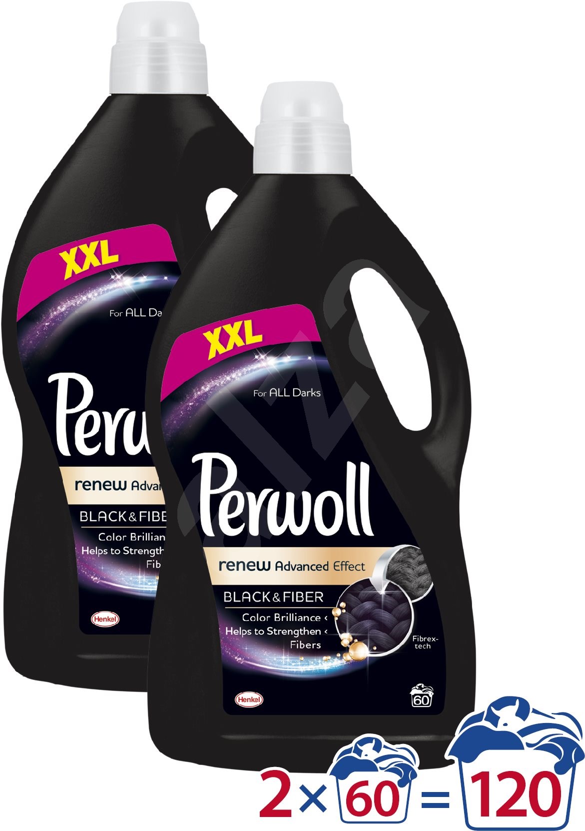 PERWOLL Black & Fiber 2× 3,6 l (120 praní) - Prací gel | Alza.cz