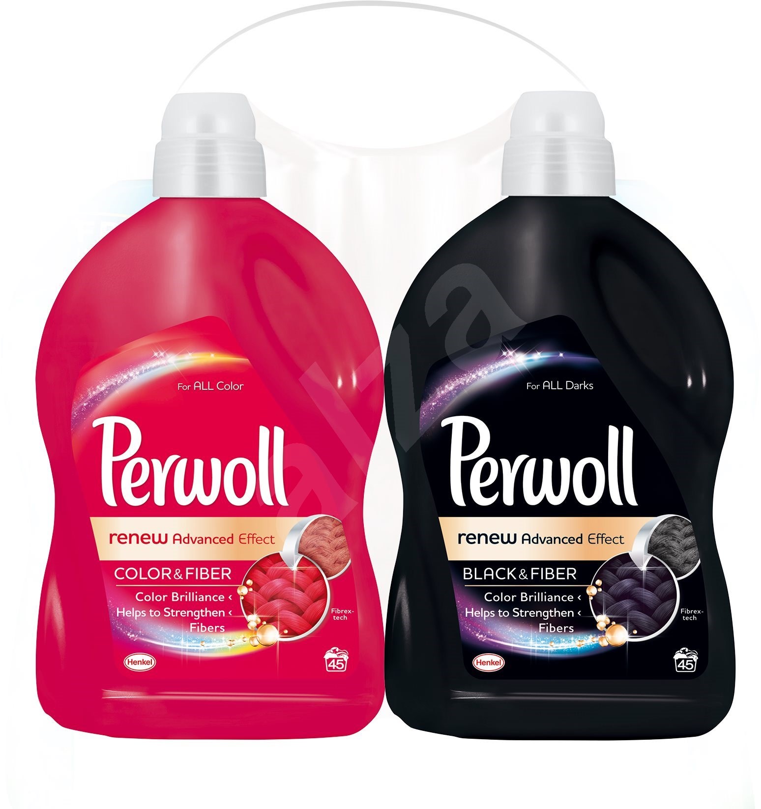 PERWOLL Black 2,7 l (45 praní) + Color 2,7 l (45 praní) - Prací gel ...