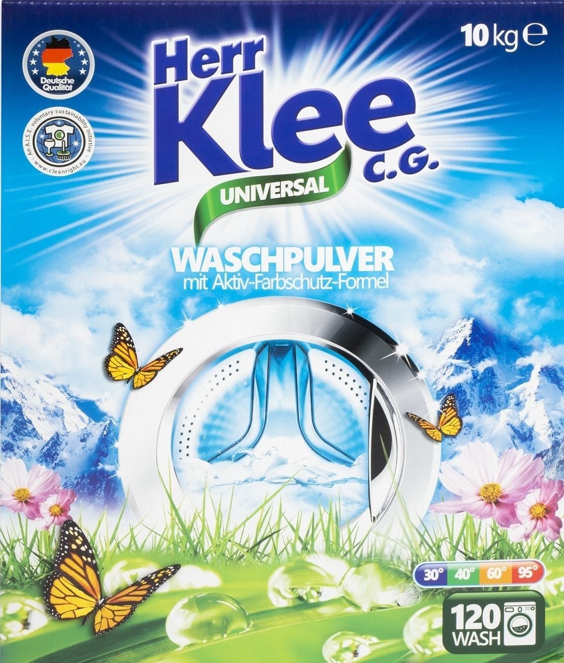 HERR KLEE Universal 10 kg (120 praní) - Prací prášek | Alza.cz