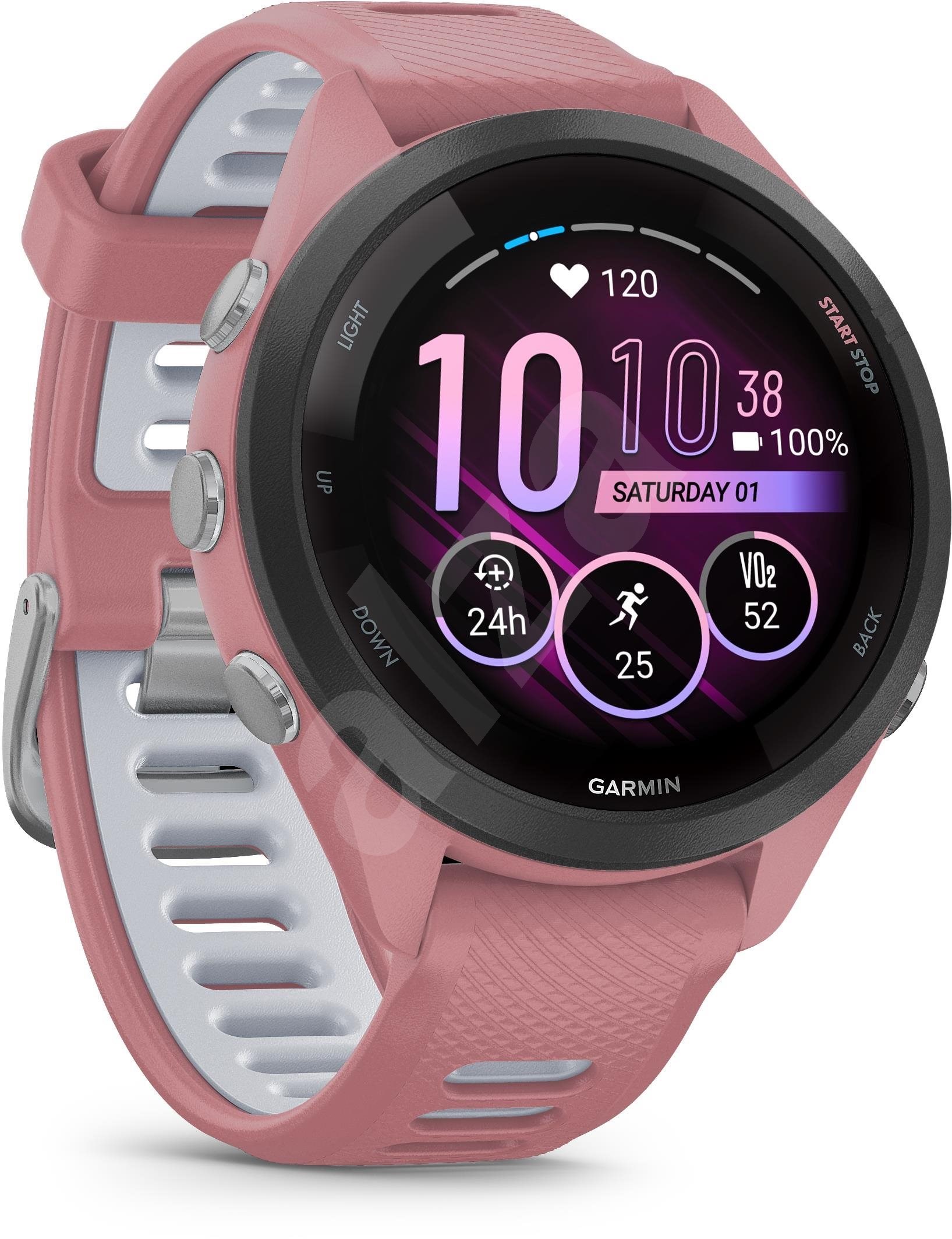 Garmin Forerunner 265S Light Pink/Whitestone - Chytré hodinky | Alza.cz