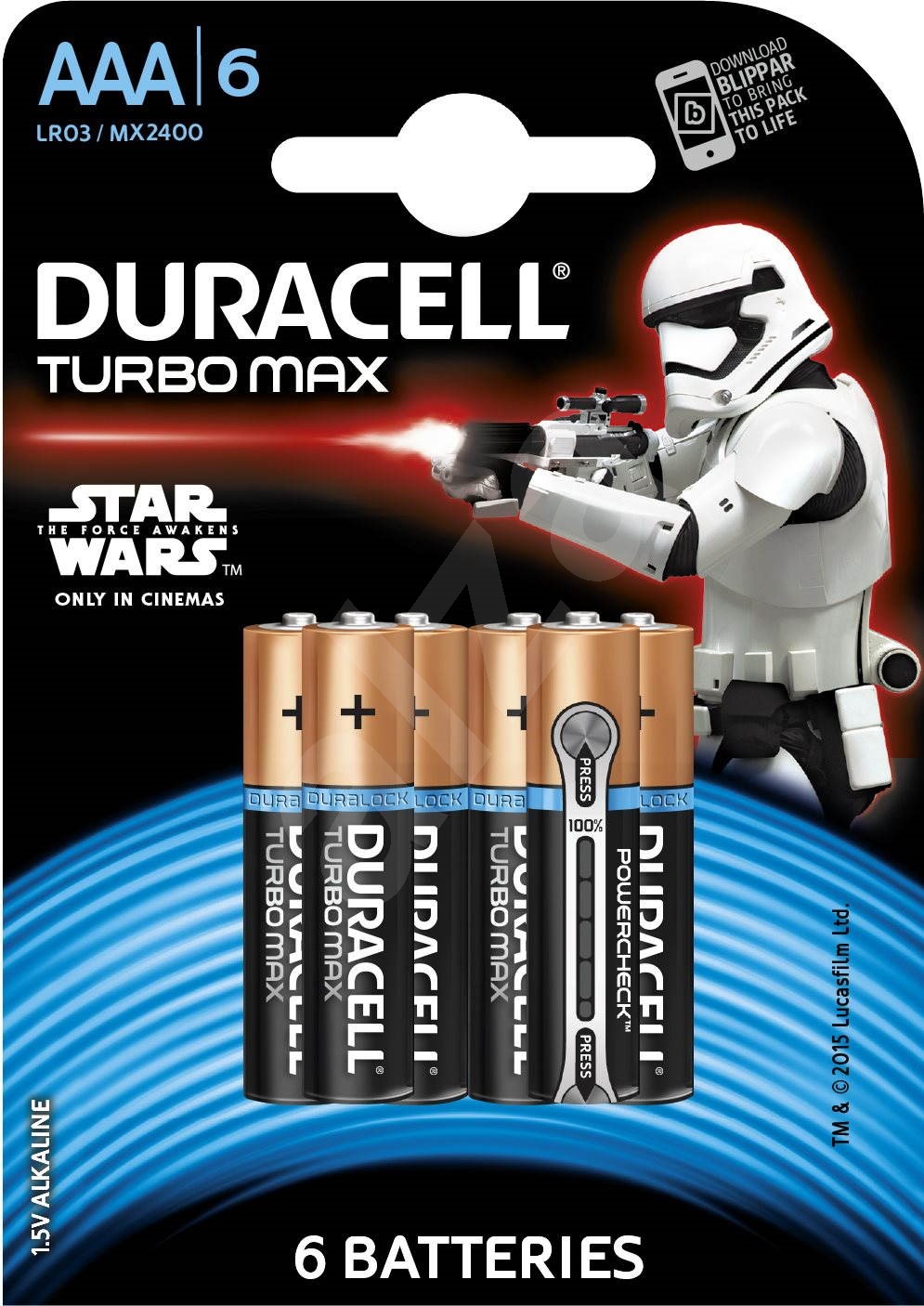 Duracell Turbo Max AAA 6 ks (edice StarWars) - Jednorázová baterie ...