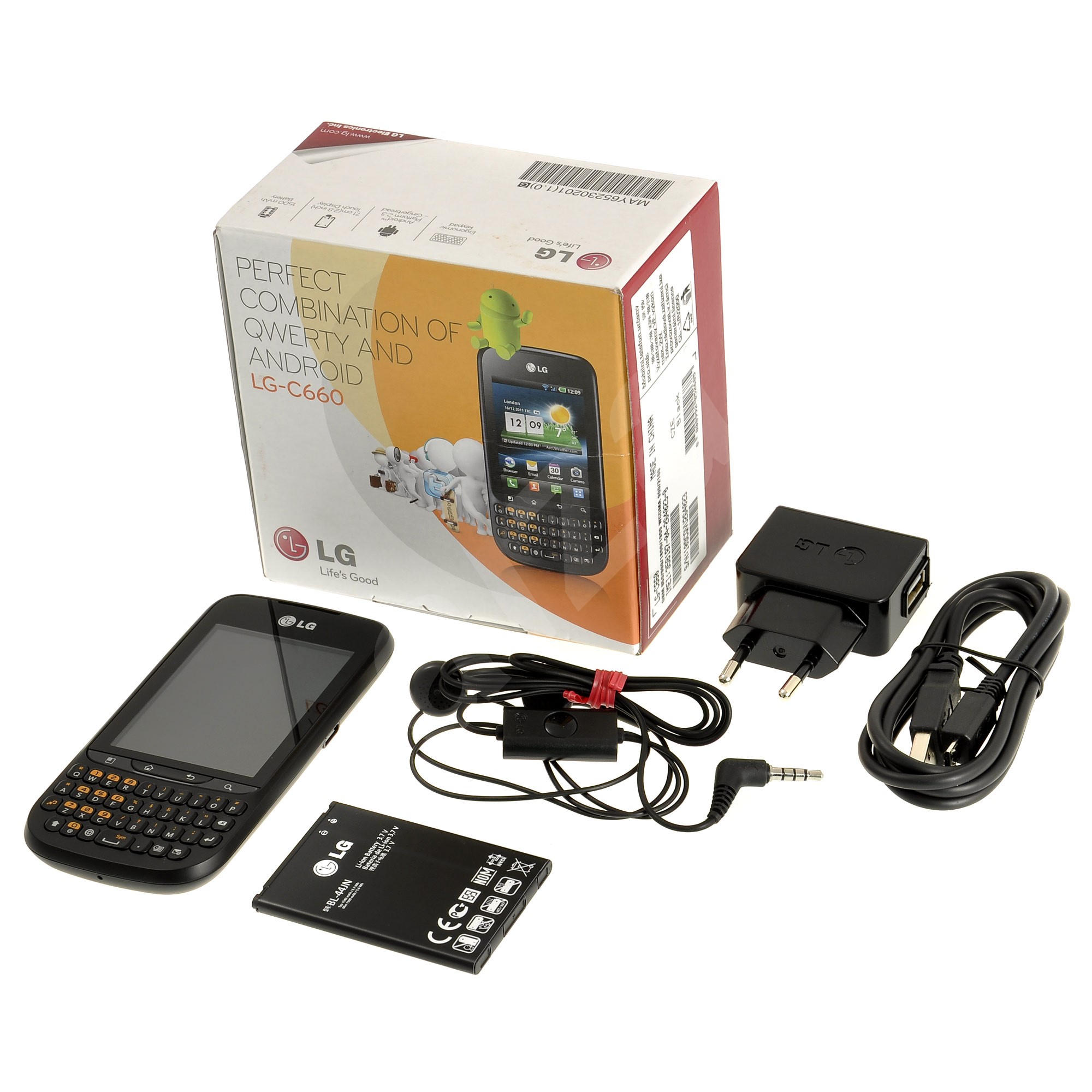 LG C660 Optimus PRO QWERTY (Black) - Mobilní telefon | Alza.cz