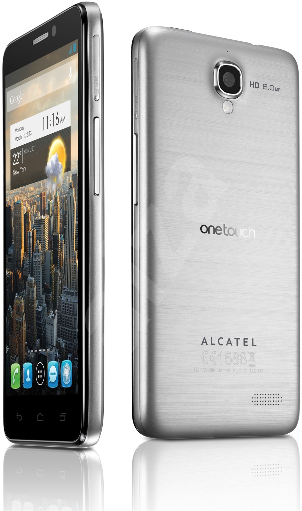 ALCATEL ONETOUCH 6030D IDOL Silver Dual SIM - Mobilní telefon | Alza.cz