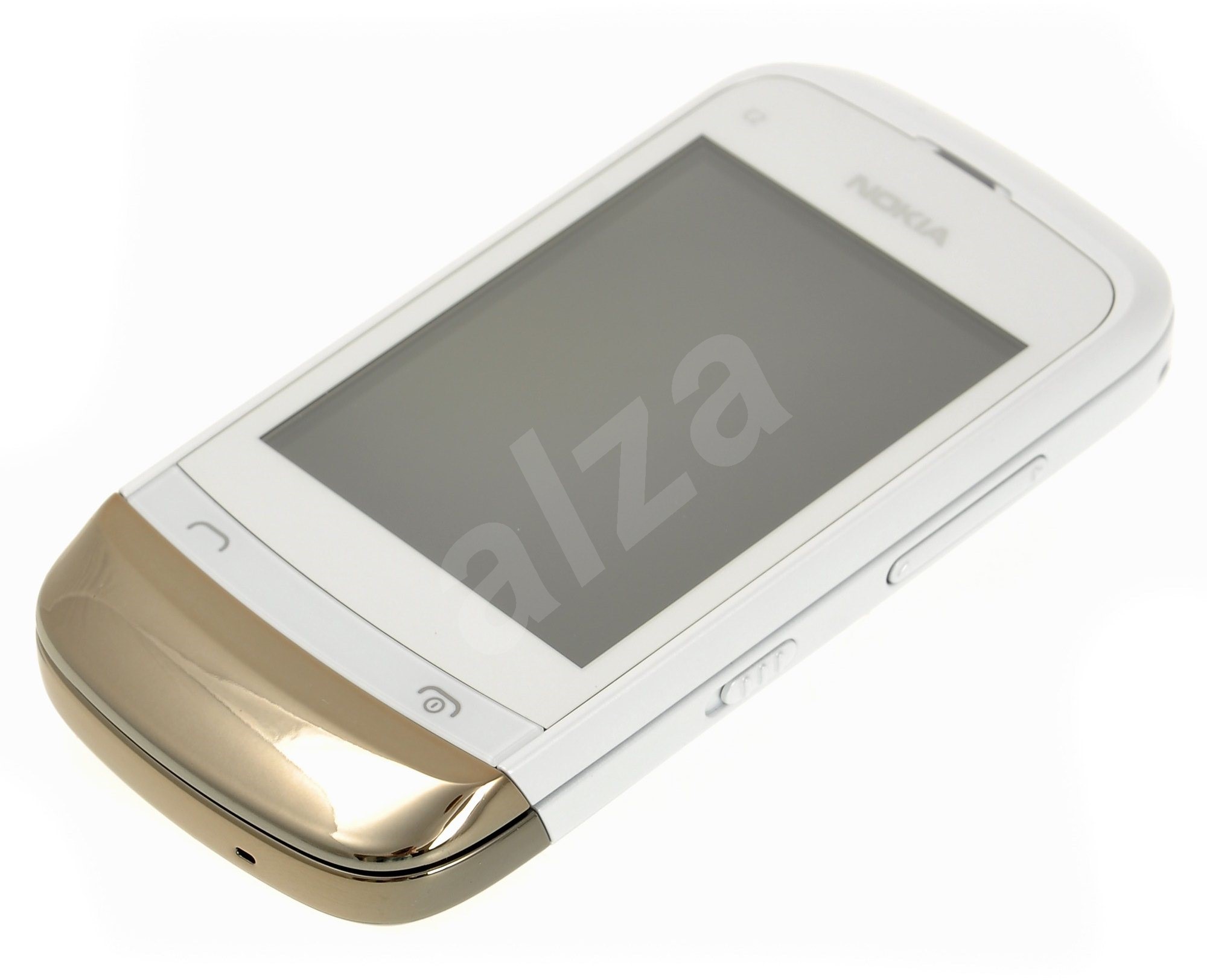 Nokia C2-02 Touch and Type Golden White - Mobilní telefon | Alza.cz