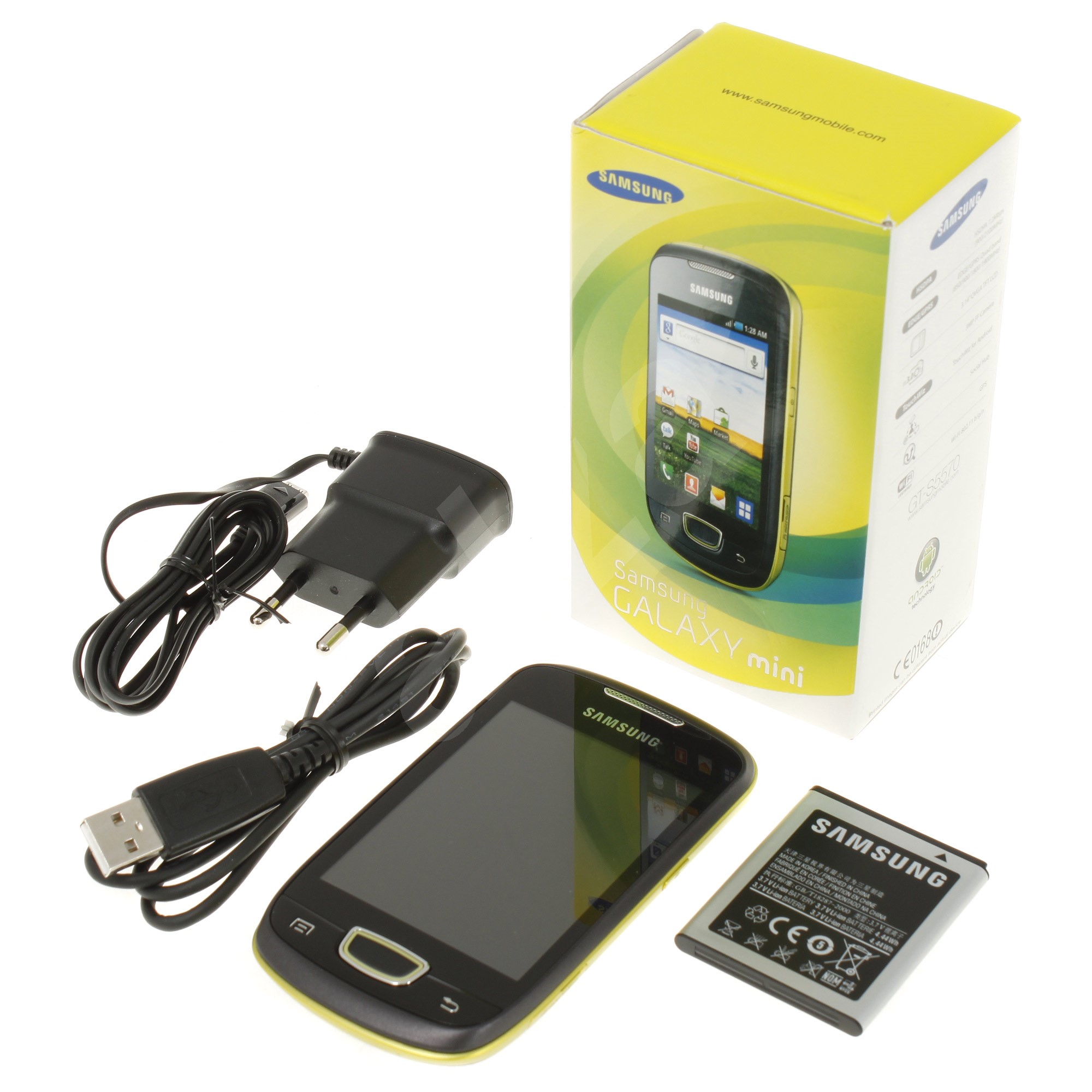 Samsung Galaxy Mini (S5570) Lime Green - Mobilní telefon | Alza.cz