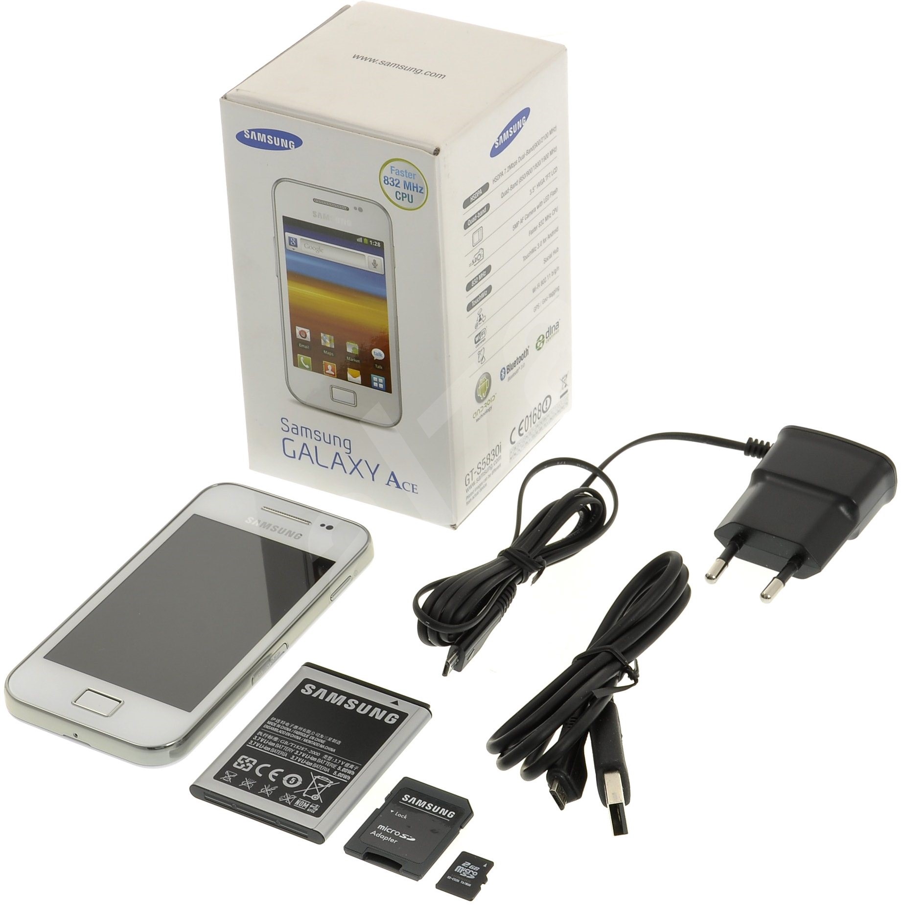Samsung Galaxy Ace (S5830i) White - Mobilní telefon | Alza.cz
