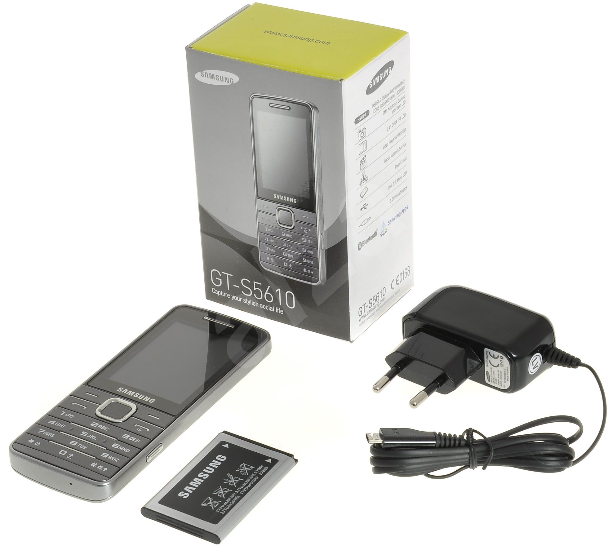 Samsung S5610 Metallic Silver - Mobilní telefon | Alza.cz