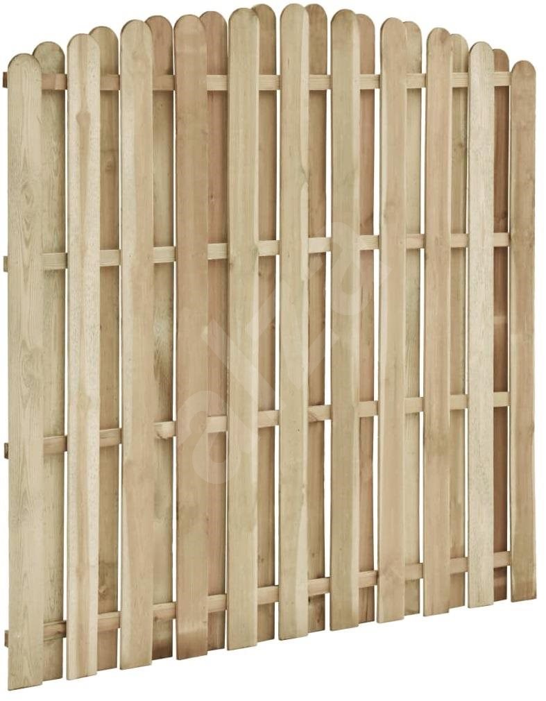 Plotový dílec impregnované borové dřevo 180 × (155–170) cm - Plotové ...