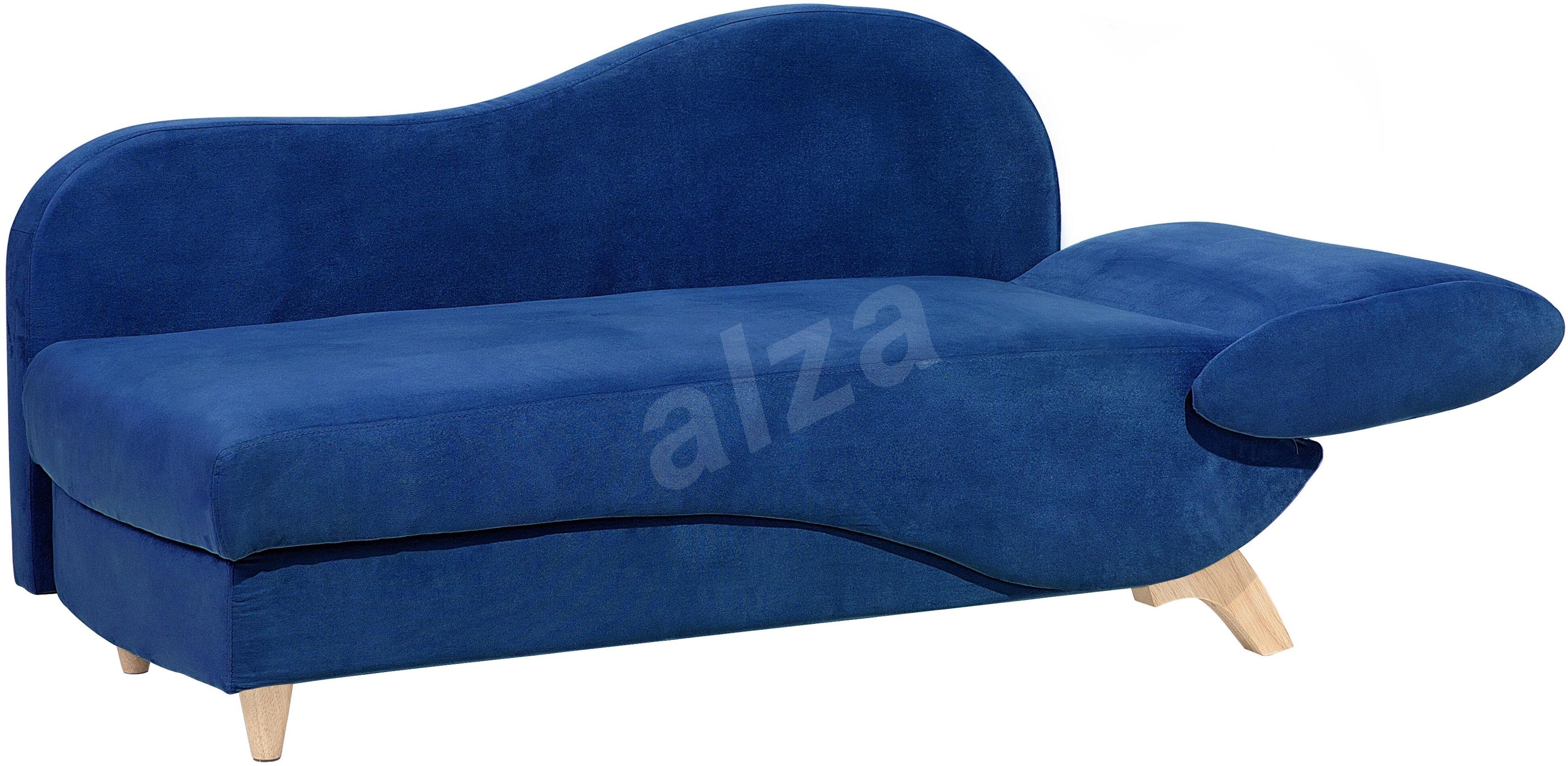 Tmvě modrá lenoška s úložným prostorem, pravostranná MERI, 177233 za 10 ...