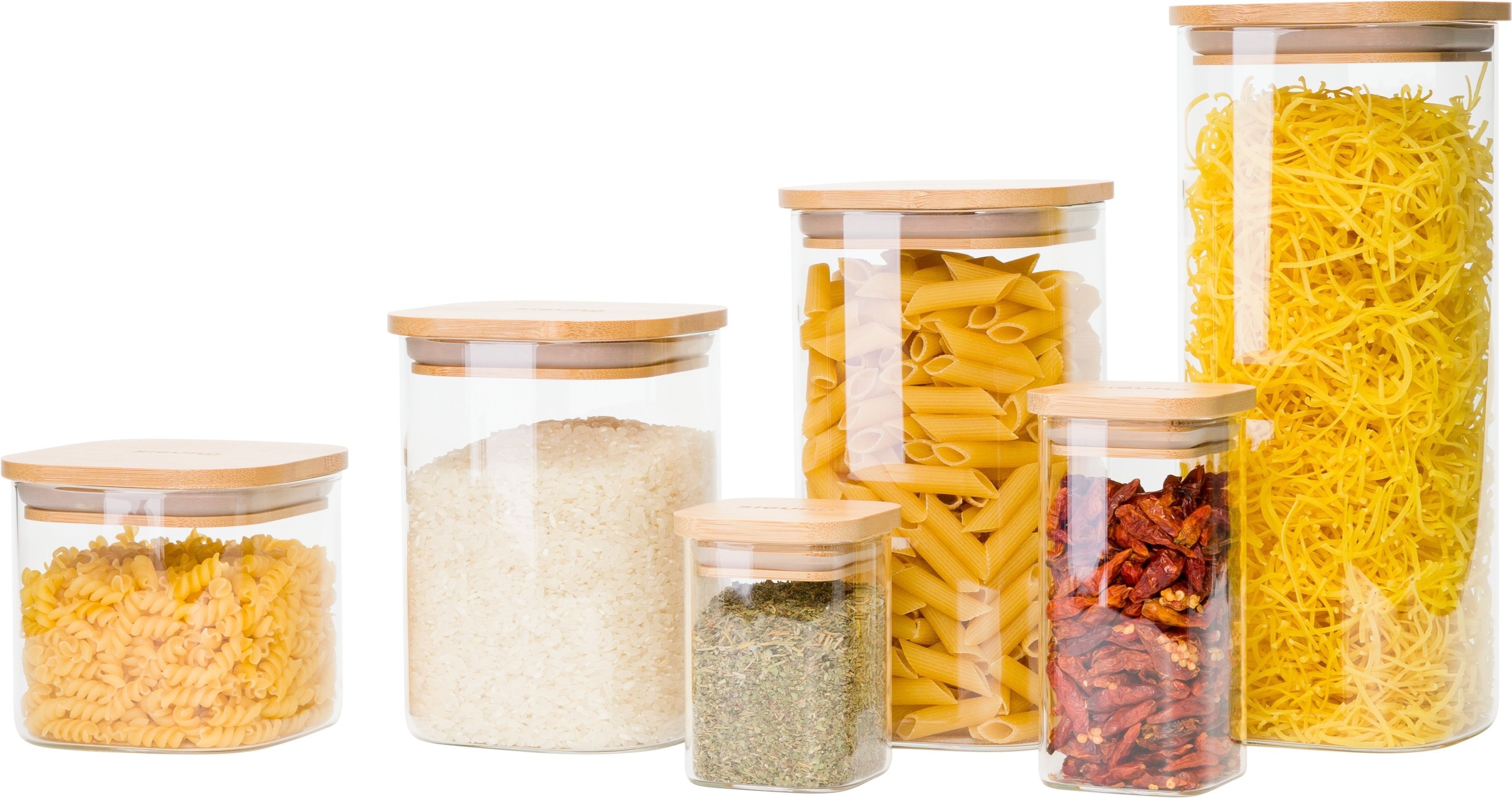 Siguro Dóza na potraviny Bamboo, 180 ml, 8,5 x 6 x 6 cm za 79 Kč - Dóza ...