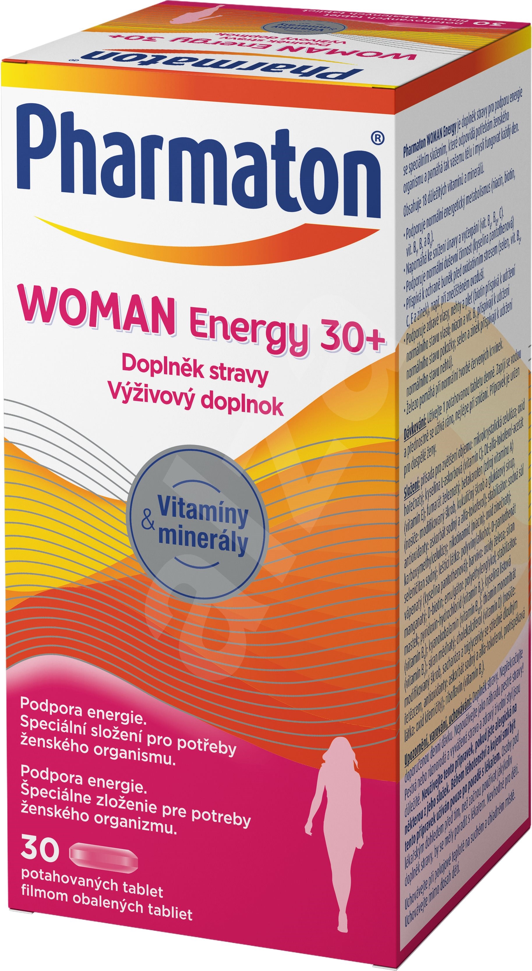 PHARMATON WOMAN ENERGY 30+ tbl. 30 - Multivitamín | Alza.cz