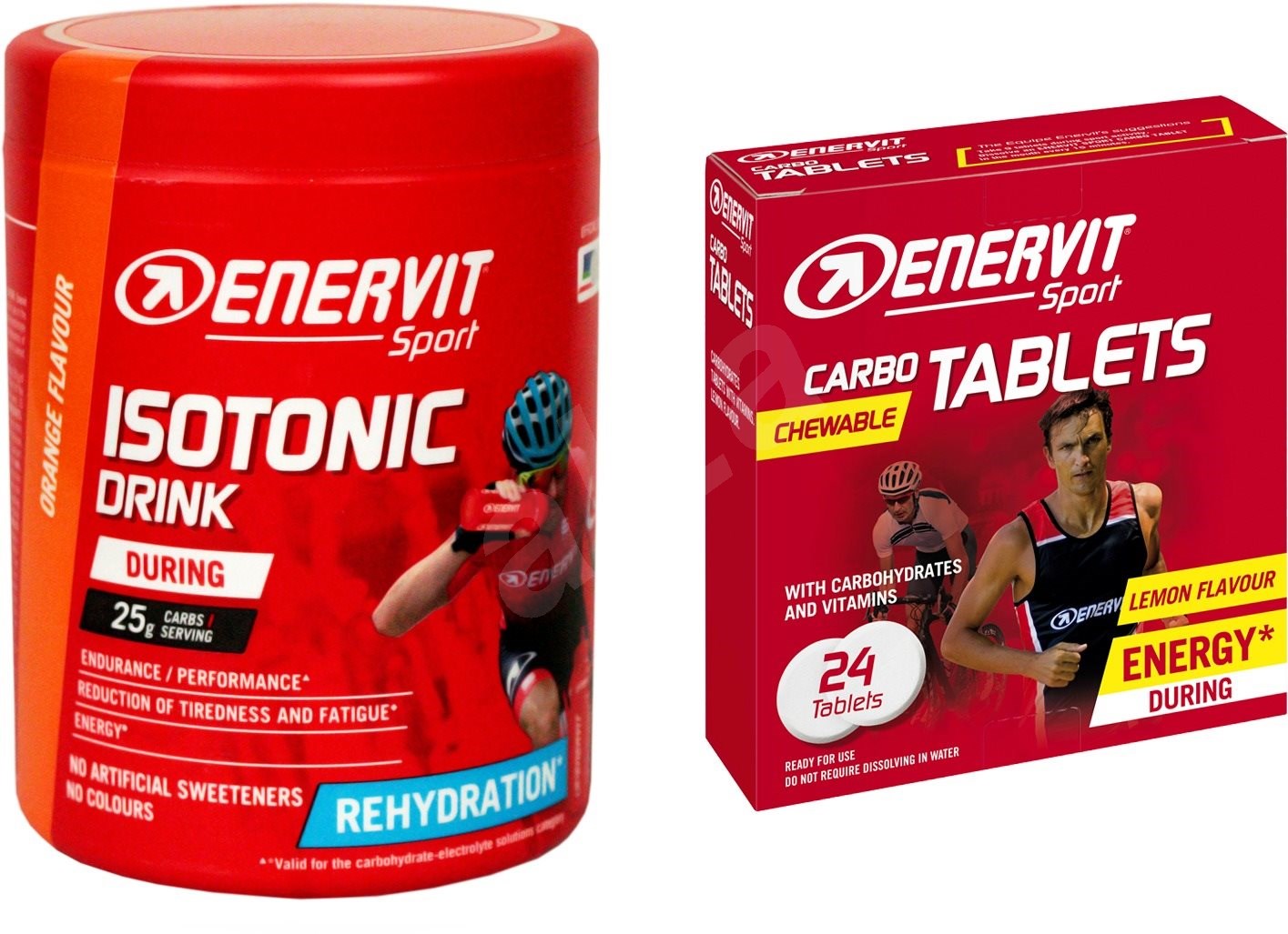 Enervit Isotonic Drink (420 g) pomeranč + Carbo Tablets (24 tablet ...