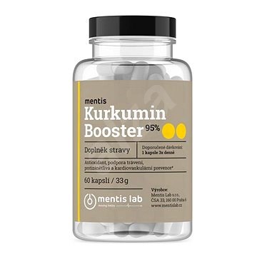 Recenze Mentis Kurkumin Booster 95%, 60 kapslí | Alza.cz