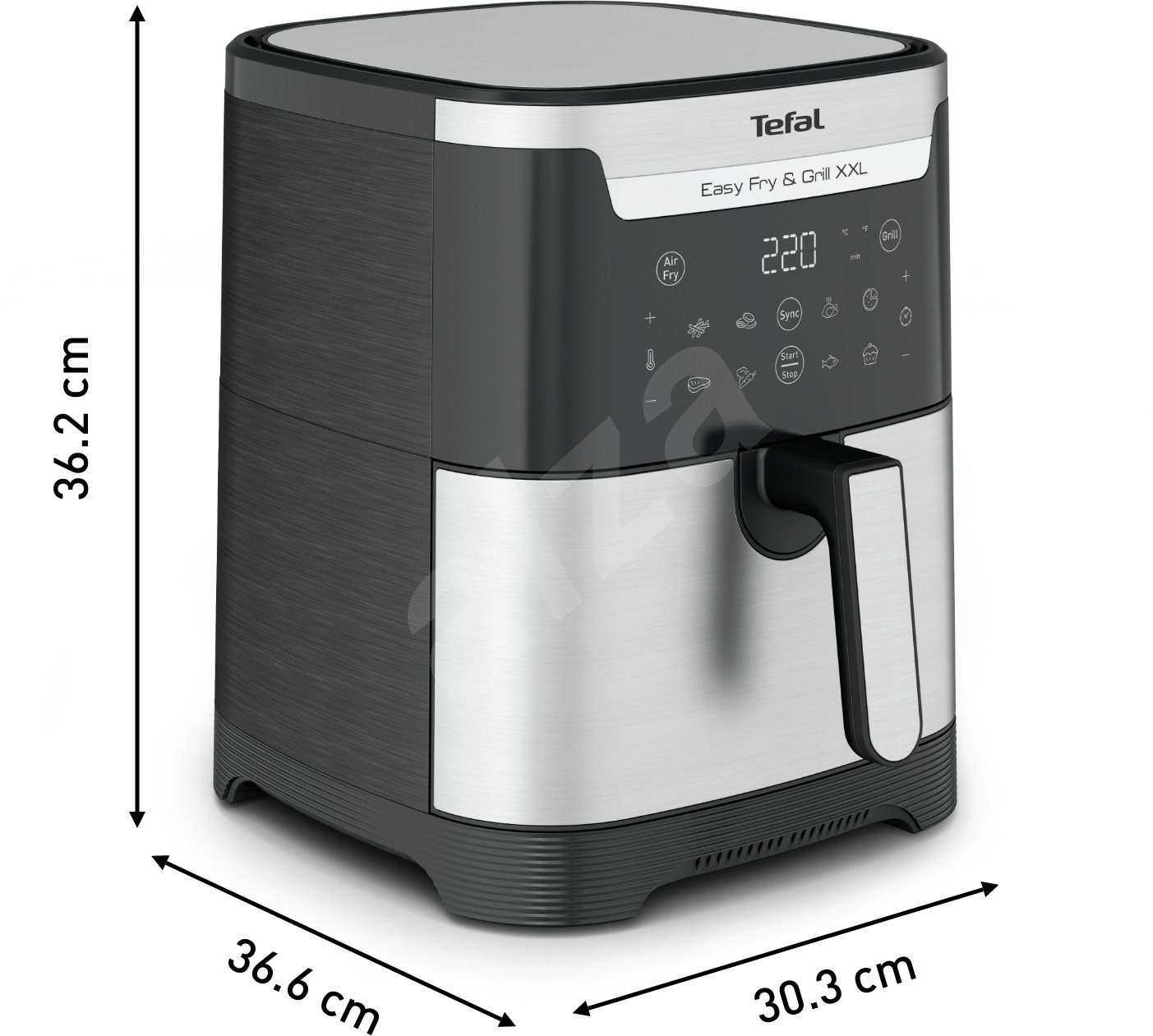 Tefal EY801D15 Easy Fry & Grill XXL za 3 439 Kč - Horkovzdušná fritéza ...