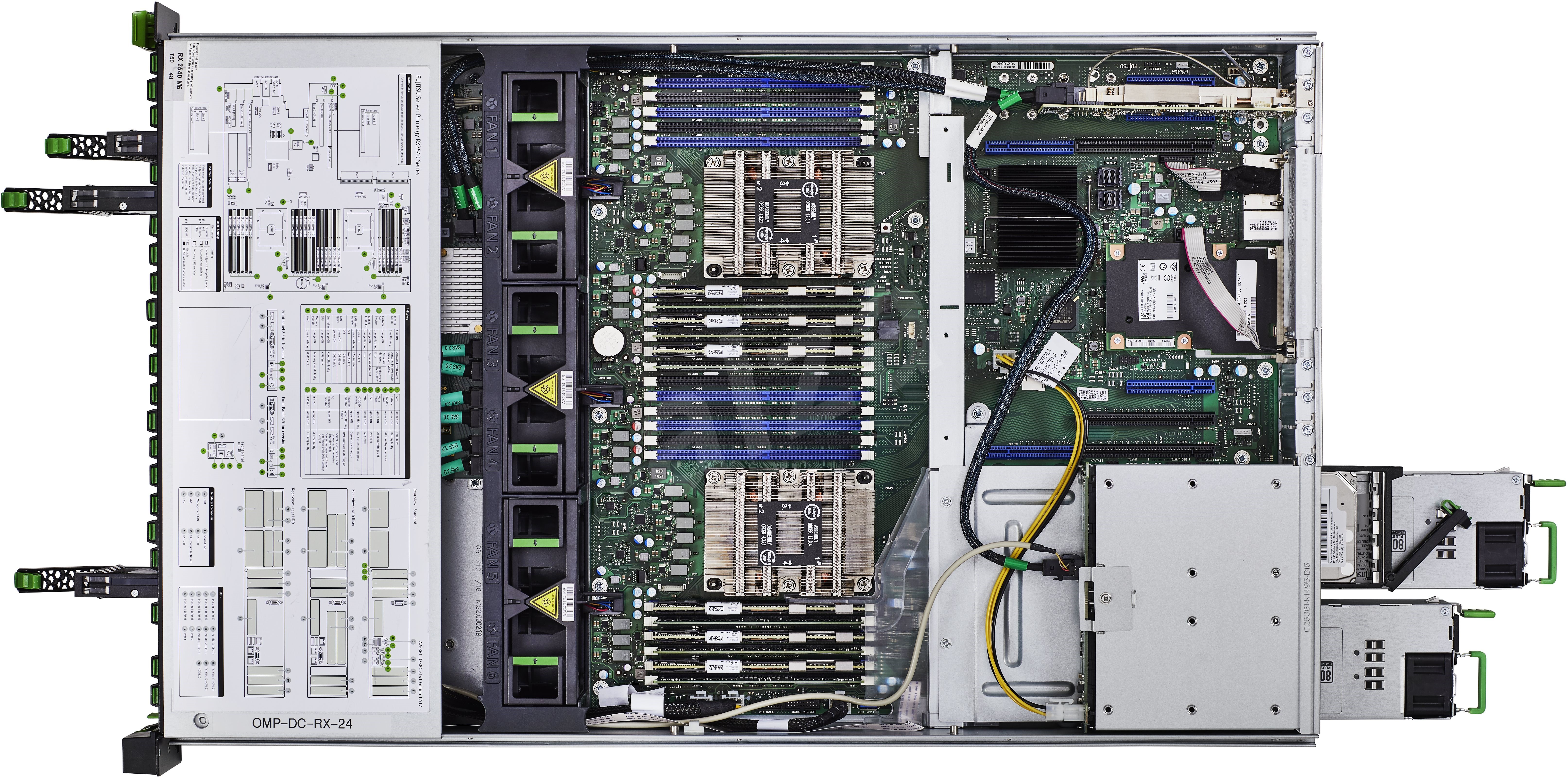 Fujitsu Primergy RX2540 M5 + 4x SSD 480GB + Windows Server Standard ...