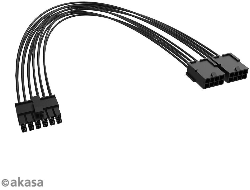 AKASA PCIe 12-Pin to Dual 8-Pin Adapter Cable - Redukce | Alza.cz