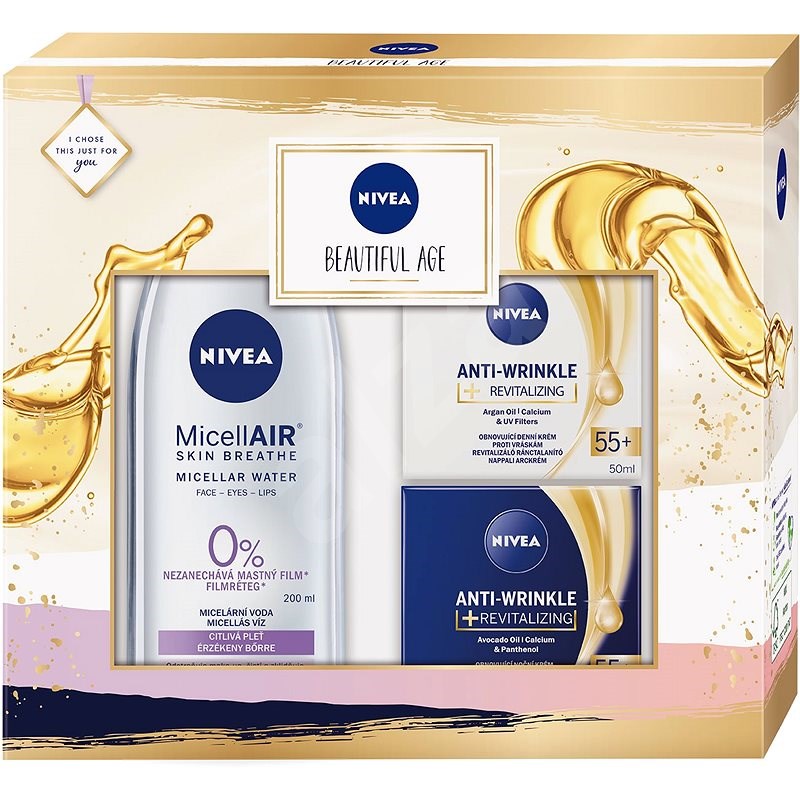 NIVEA Box Face Antiage 55+ 2020 - Dárková kosmetická sada | Alza.cz