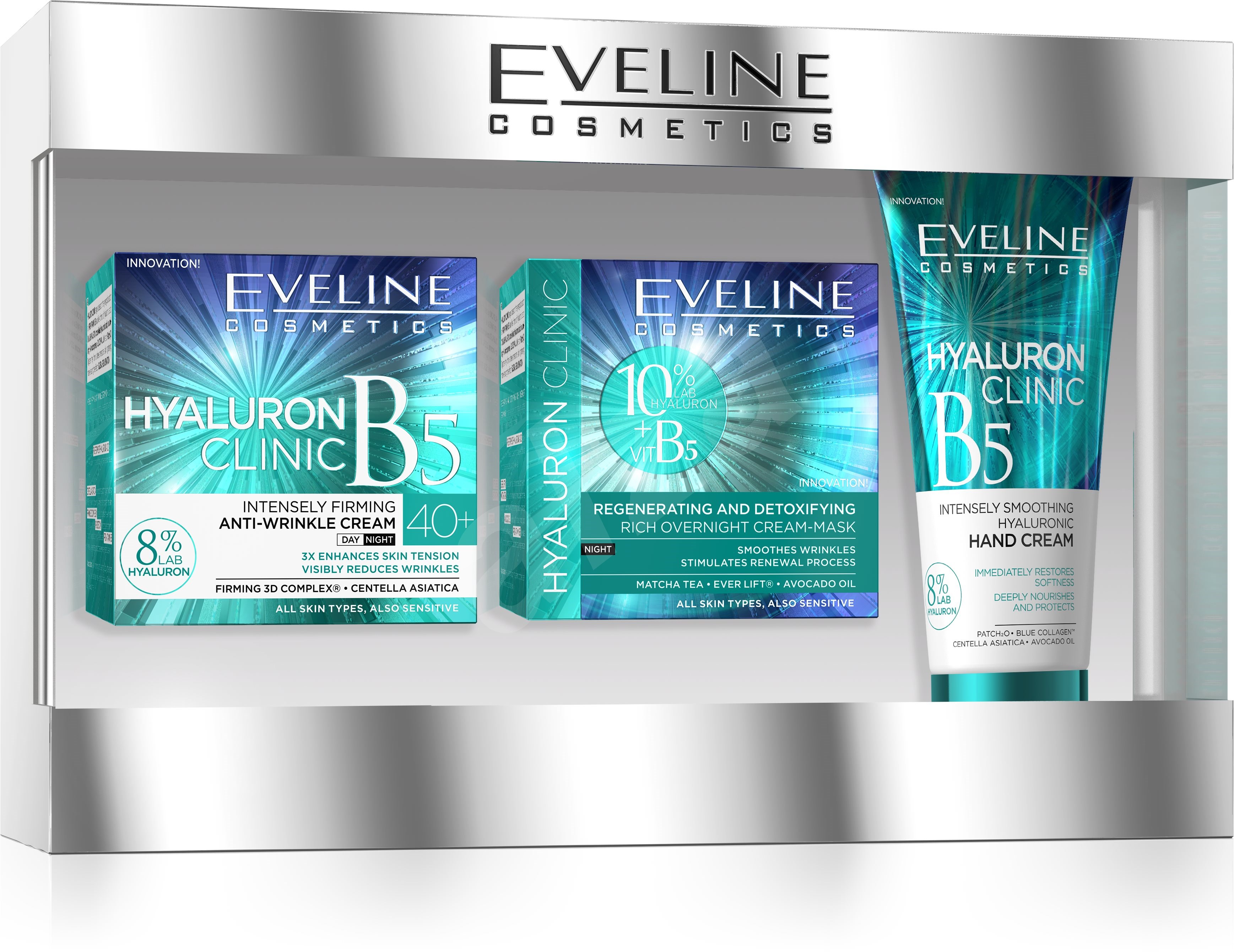 EVELINE COSMETICS Gift set Hyaluron Clinic - Dárková kosmetická sada ...