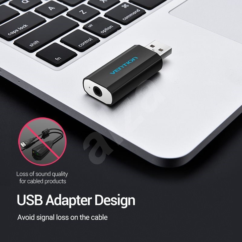 Vention USB External Sound Card Black - Externí zvuková karta | Alza.cz