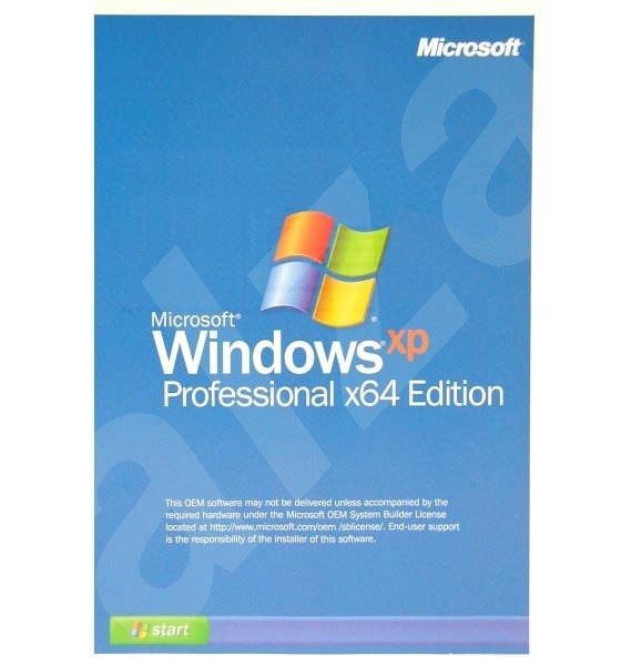 OEM Microsoft Windows XP Professional x64 (64-bit) ENG (anglická ...